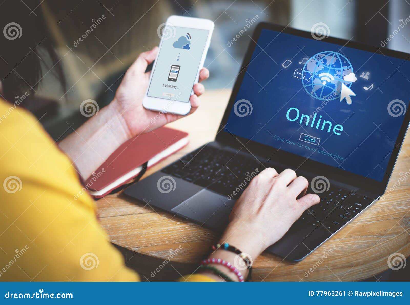 Online Network Internet Connection Digital Concept Stock Image - Image ...