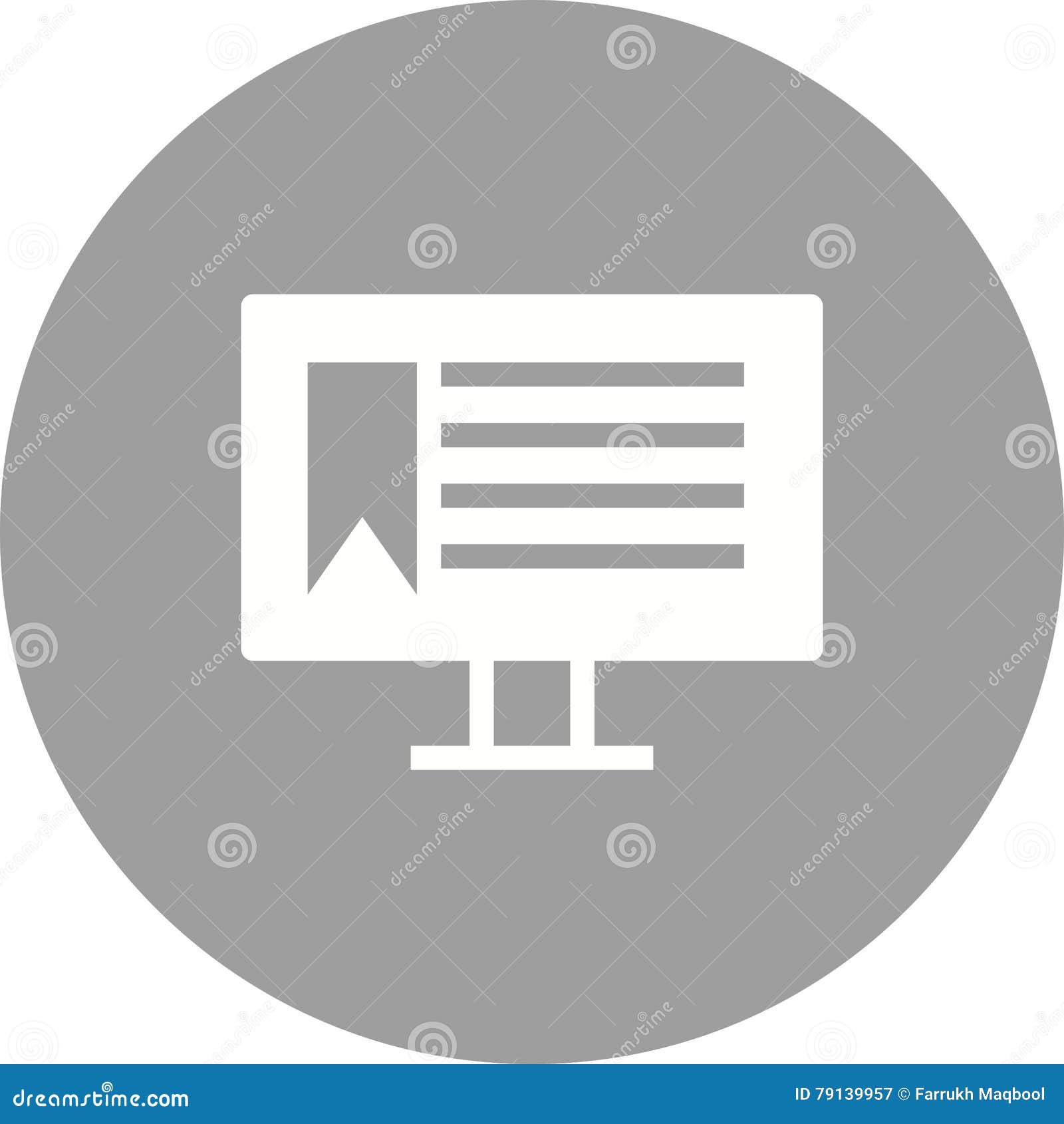 Online Notes stock vector. Illustration of student, book - 79139957