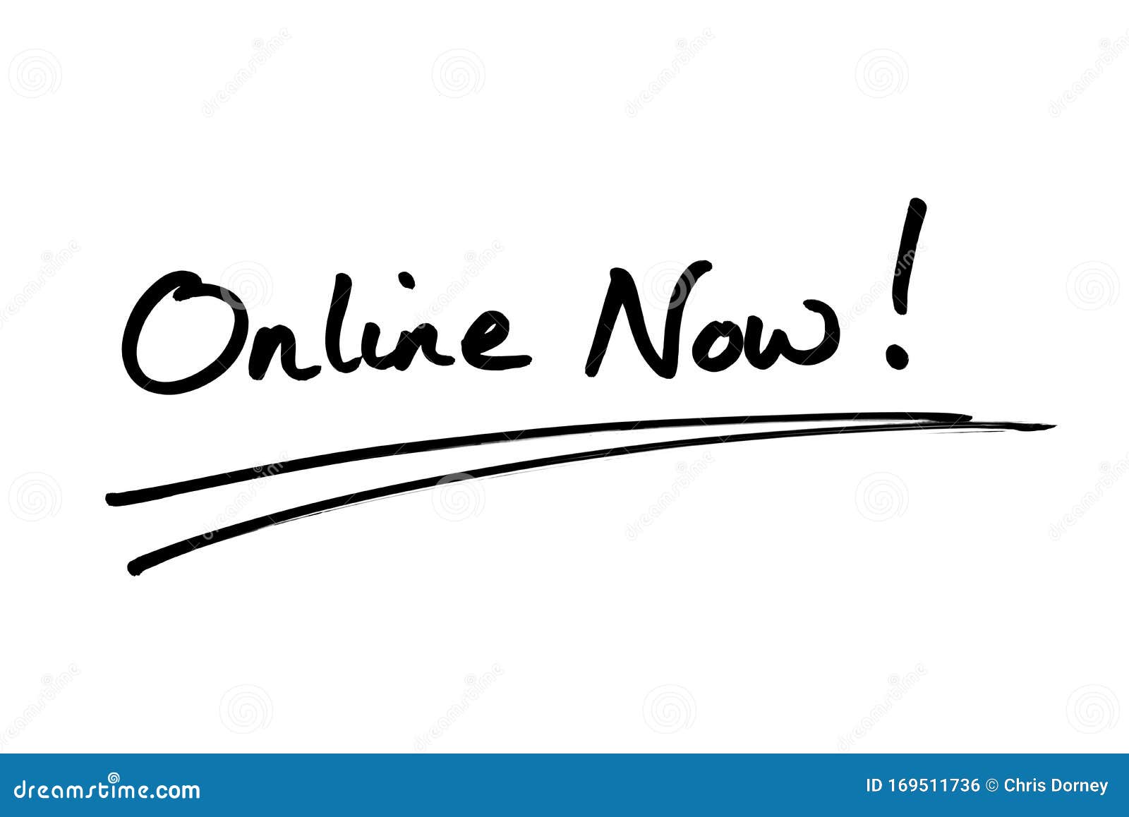 Online Now stock illustration. Illustration of line - 169511736
