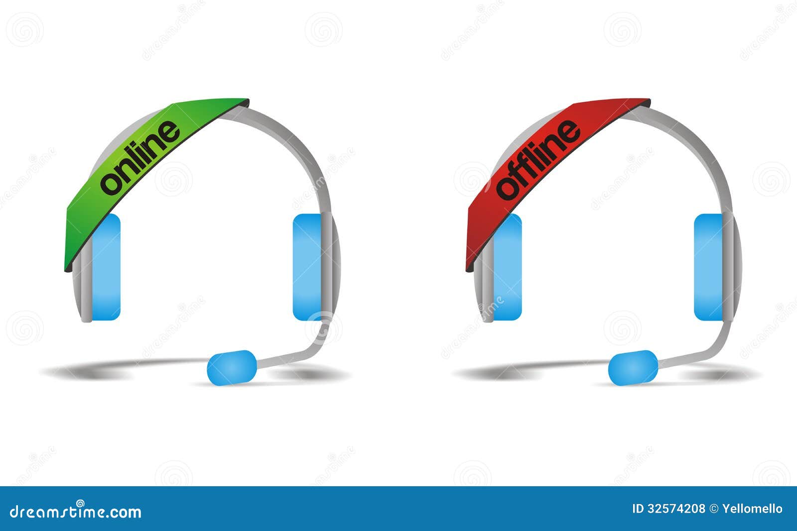 Online Vs Offline Store Business Comparison With Modern Isometric Style ...