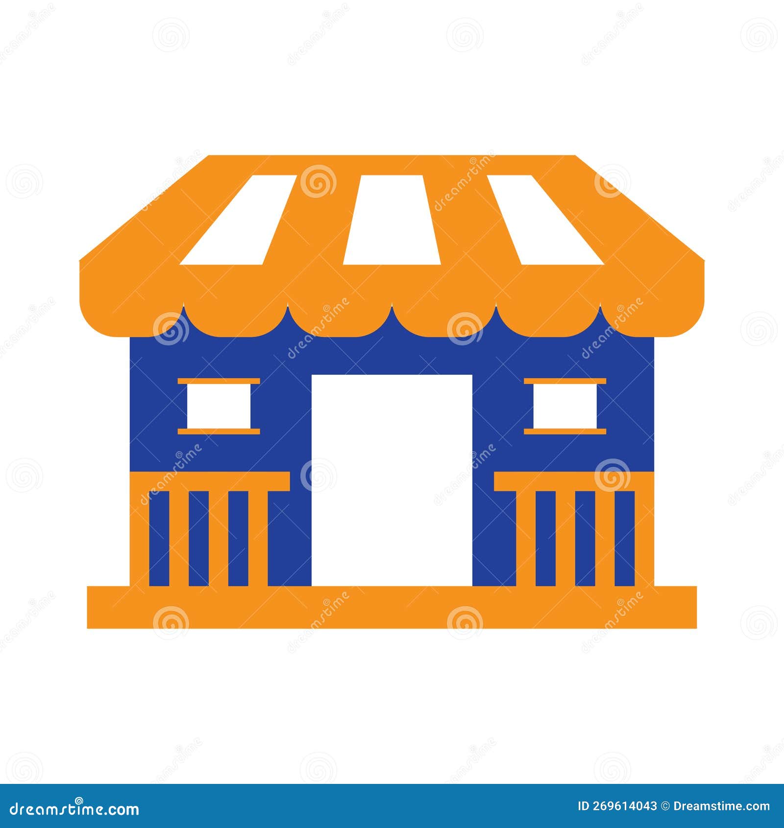 Online open store icon stock vector. Illustration of icon - 269614043