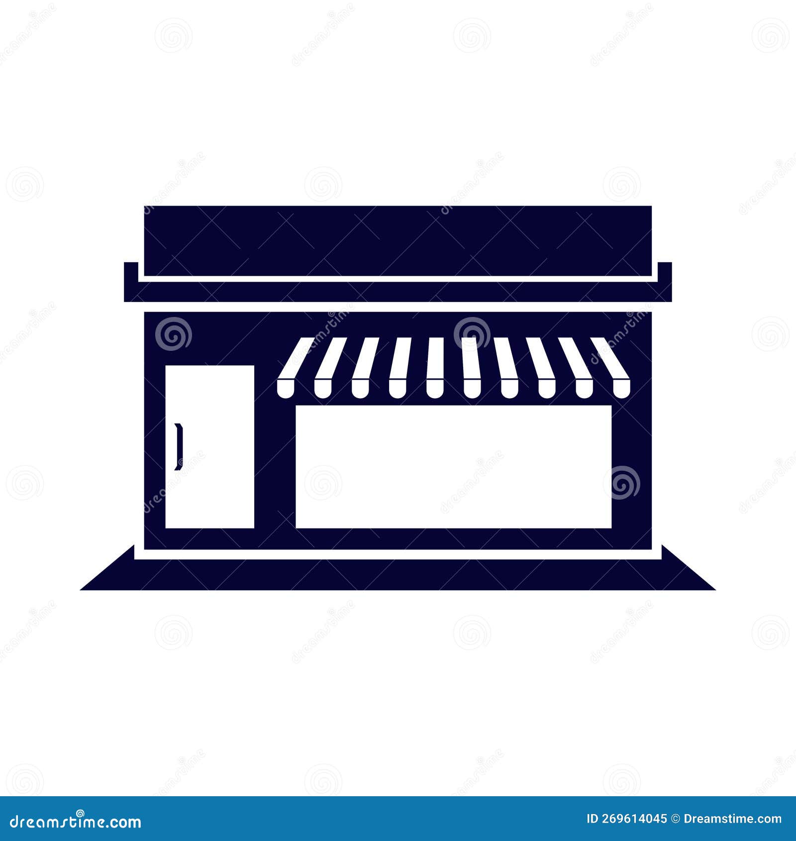 Online open store icon stock vector. Illustration of retail - 269614045