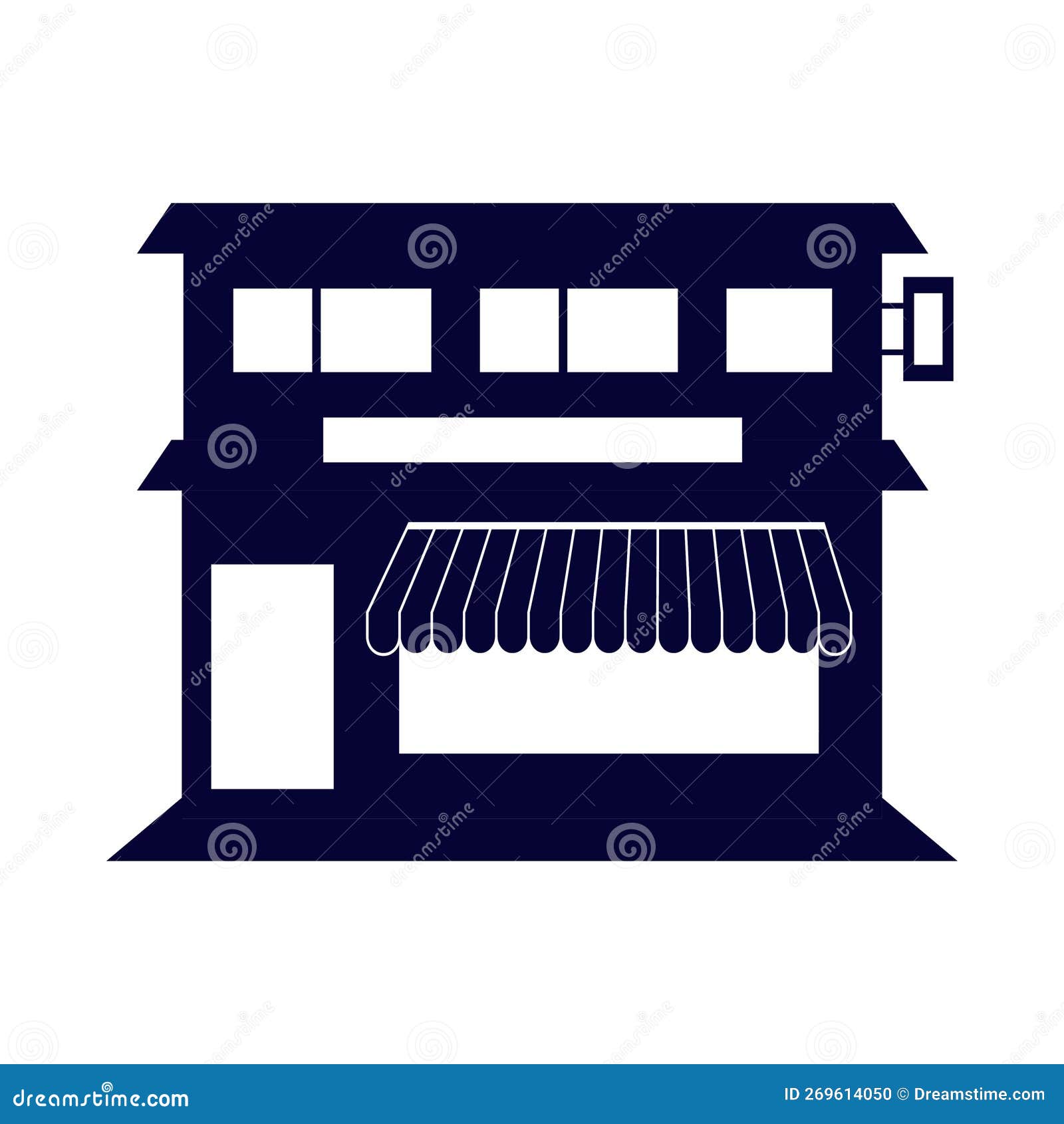 Online open store icon stock vector. Illustration of grocery - 269614050
