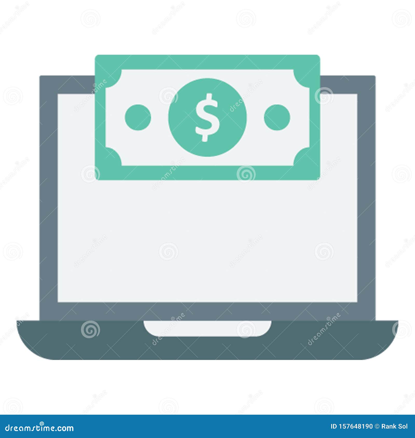 Online Payment Color Vector Icon Which Can Easily Modify or Edit Stock ...
