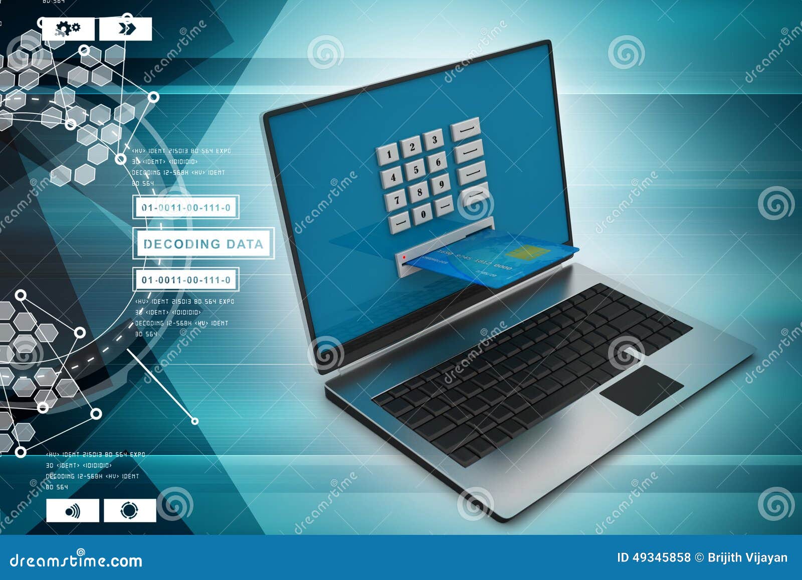 Online payment concept stock illustration. Illustration of confidence ...