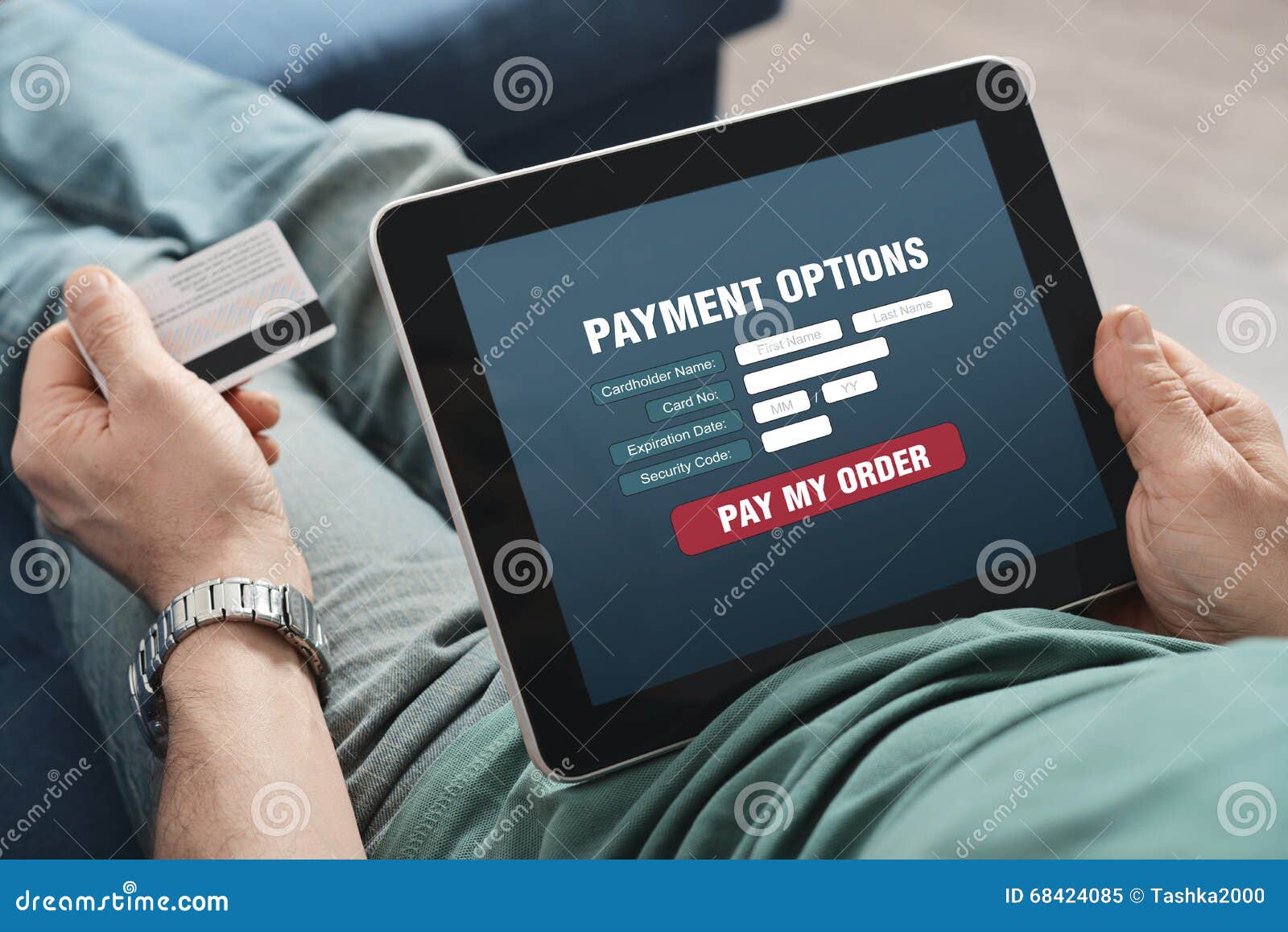 Online payment stock image. Image of ecommerce, male - 68424085