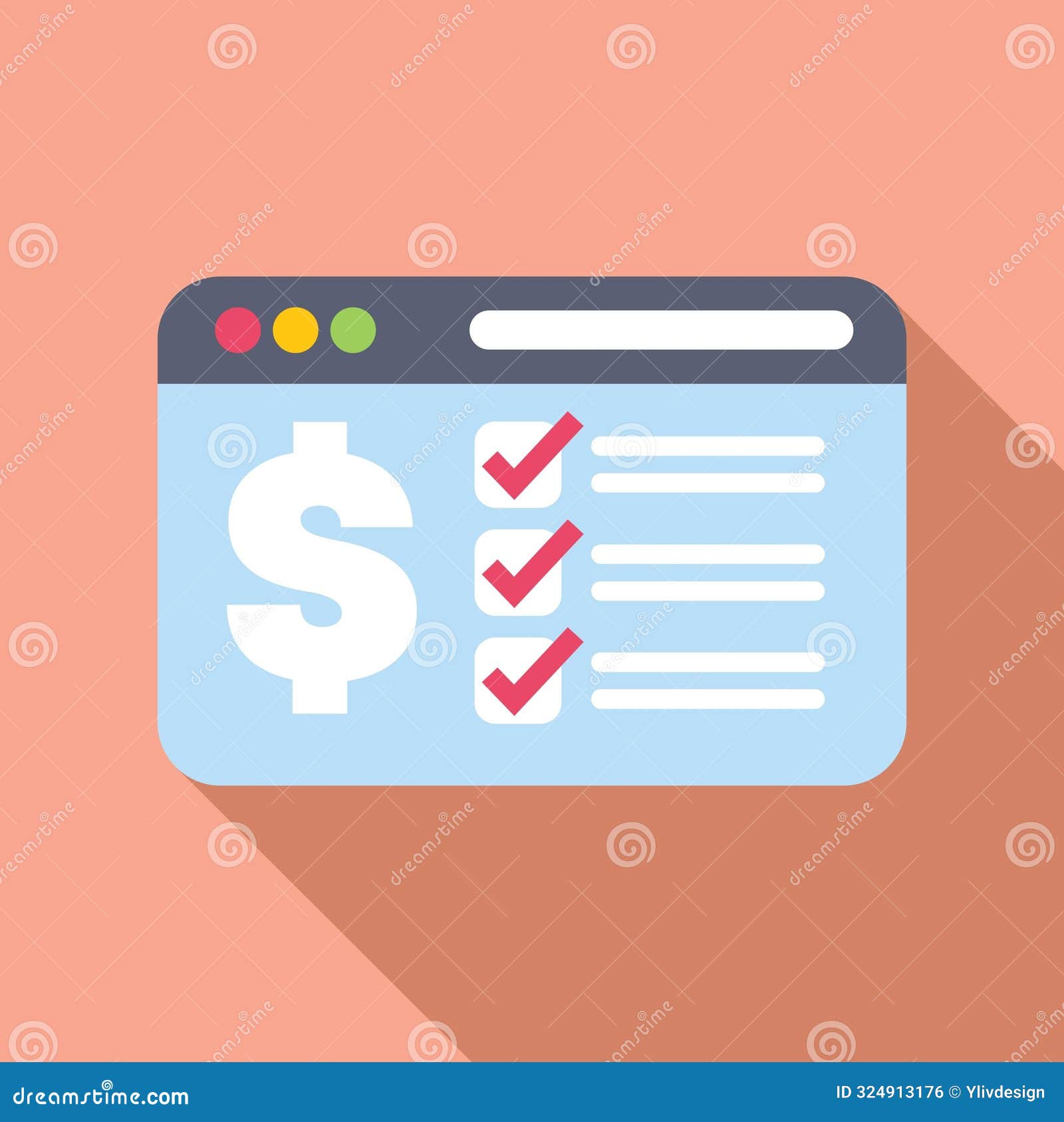 Online Payment Transaction Processing System Showing Money with Check ...