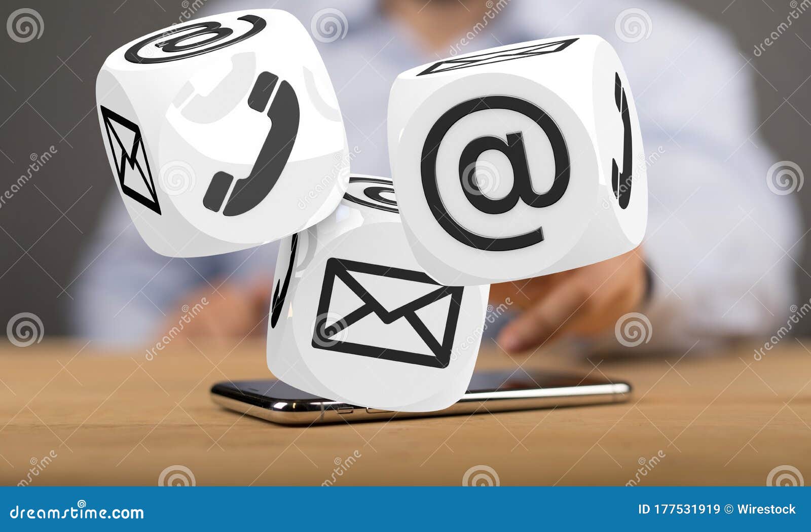 A Online People Network. Using Internet for Communication Stock Image ...