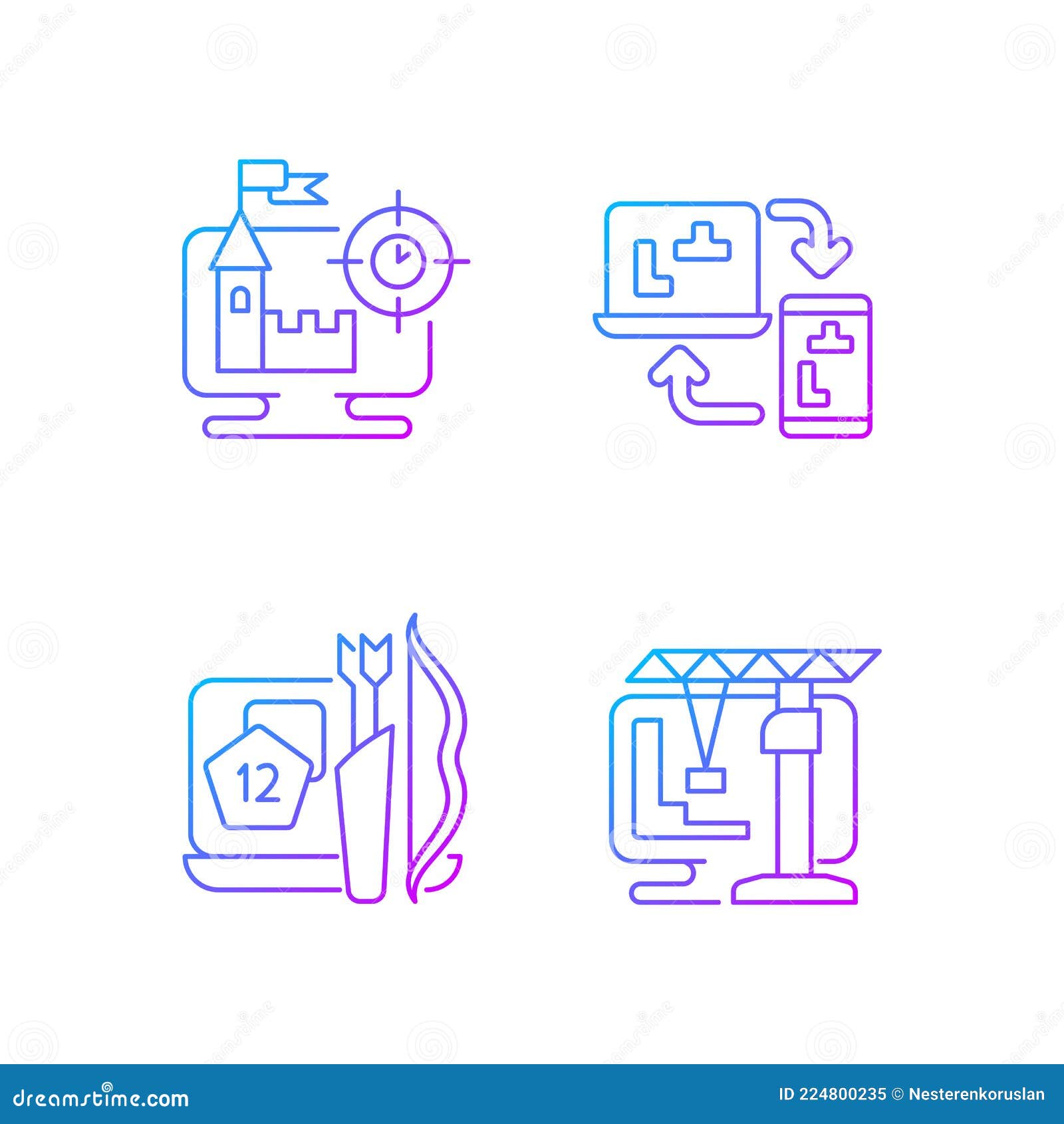 Linear Scenario Icon From Cinema Outline Collection. Thin Line Scenario ...