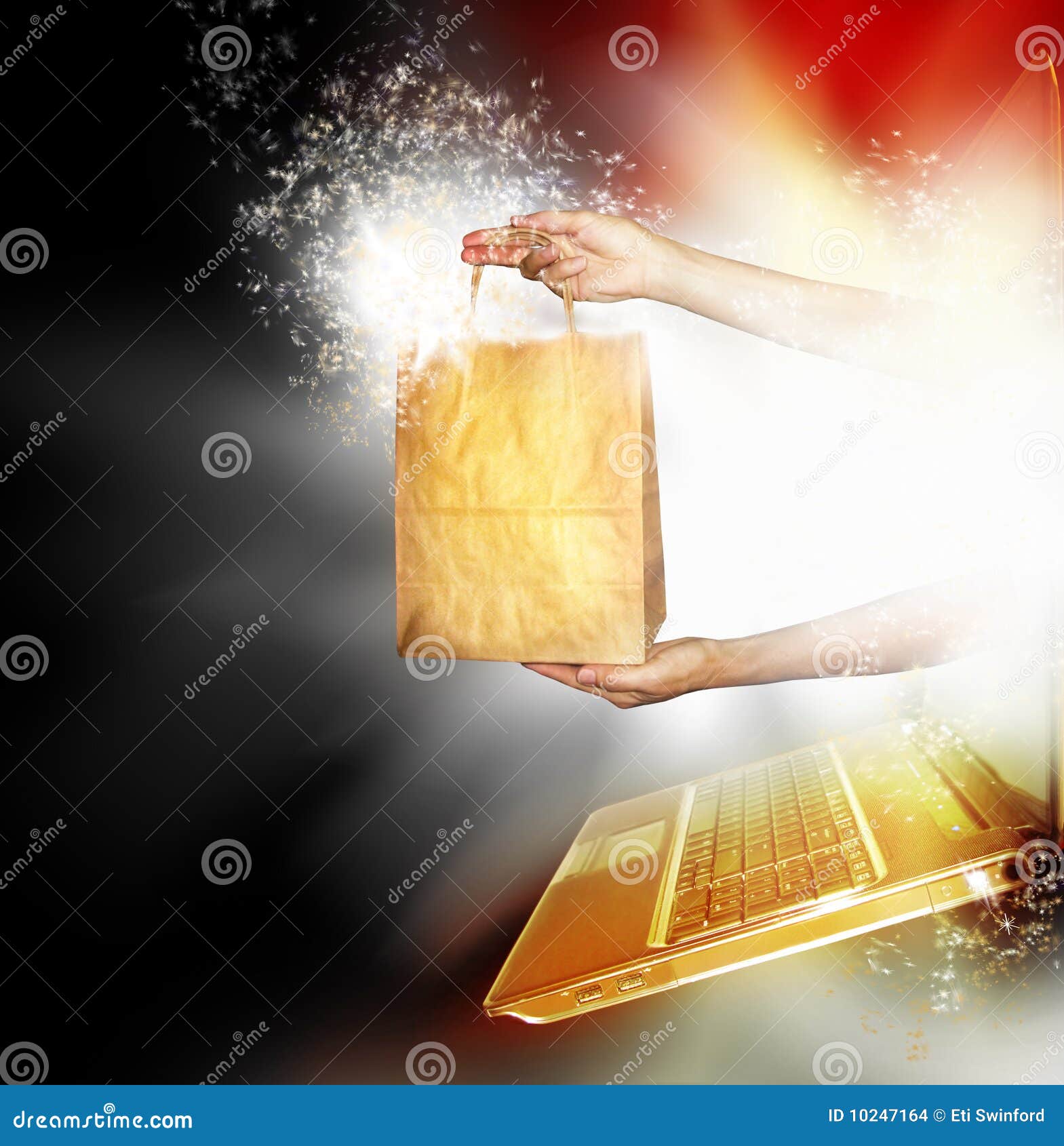 Online purchase stock photo. Image of computer, shopping - 10247164