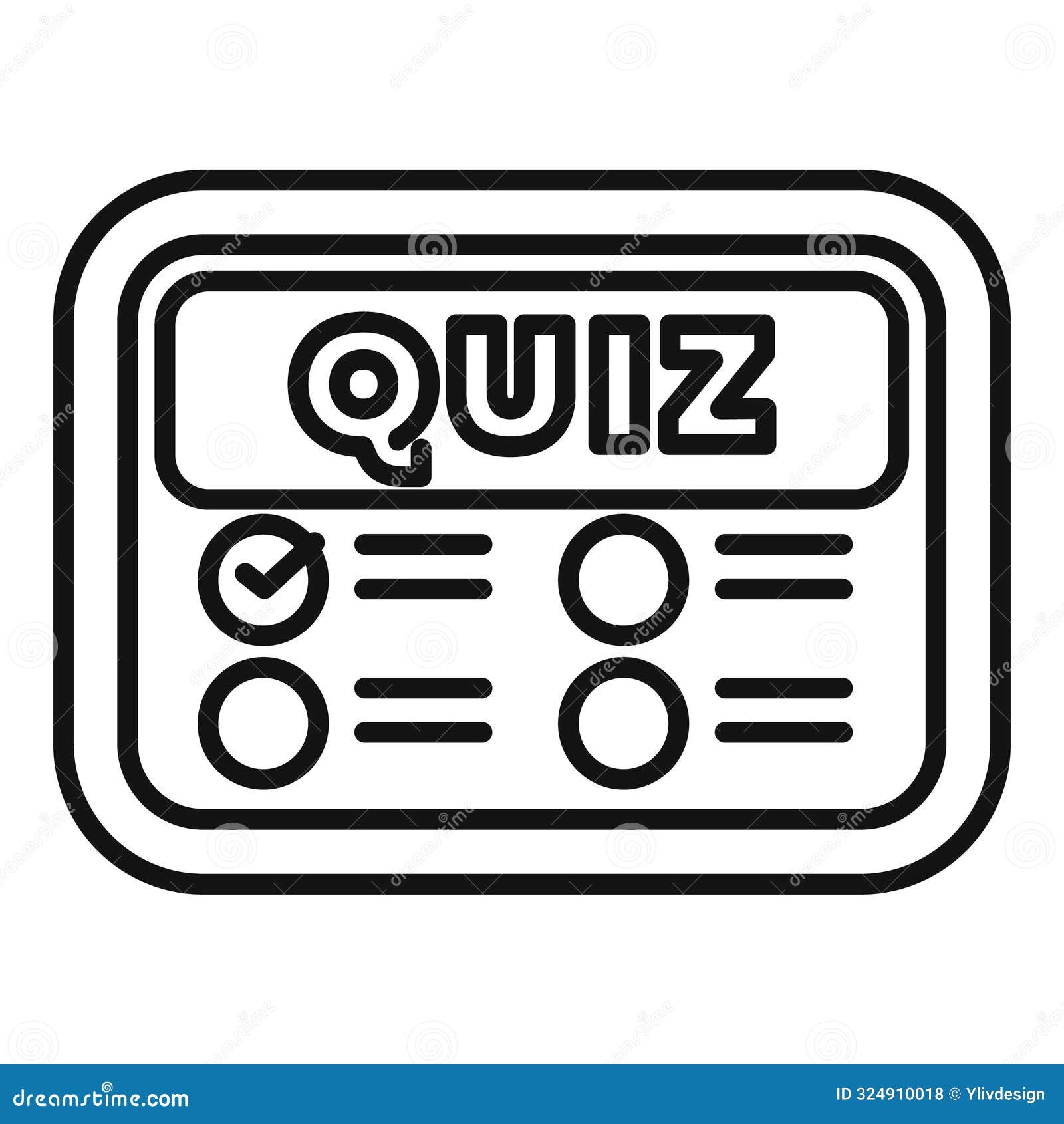 Online Quiz App Interface Showing Test Results Stock Vector ...