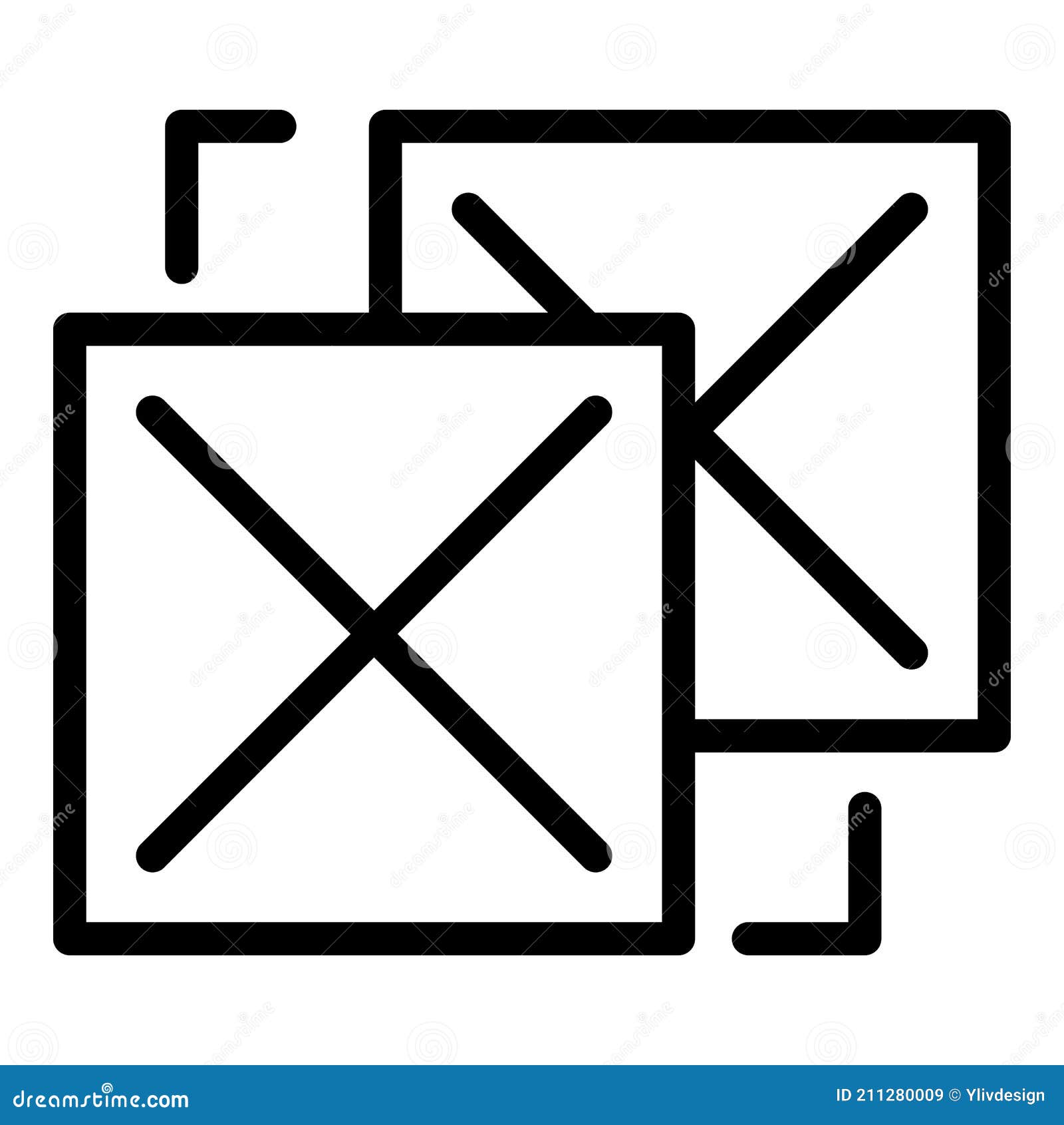 Online Redesign Icon Color Outline Vector Royalty-Free Stock ...