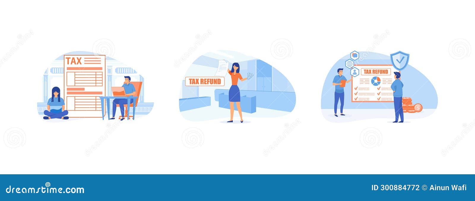 Online Refund, Tax Refund Document, Tax Declaration Approved Idea of ...