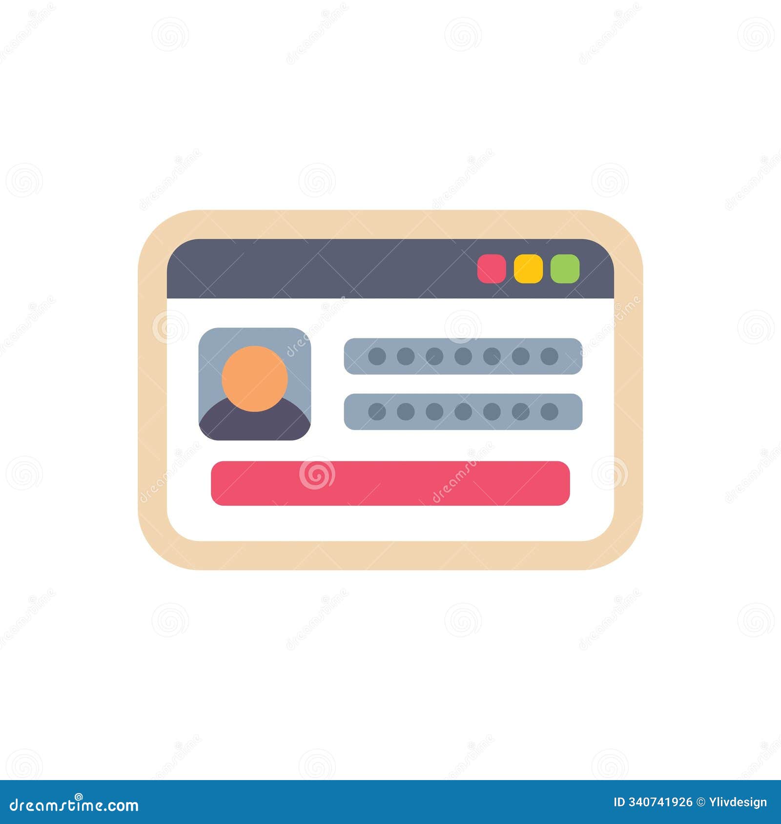 Online Registration Form Being Filled on Computer Screen Stock ...