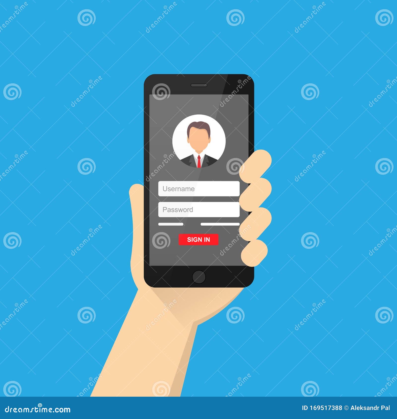 Online Registration Form. Login Form, Login Page, Opened in a Web ...
