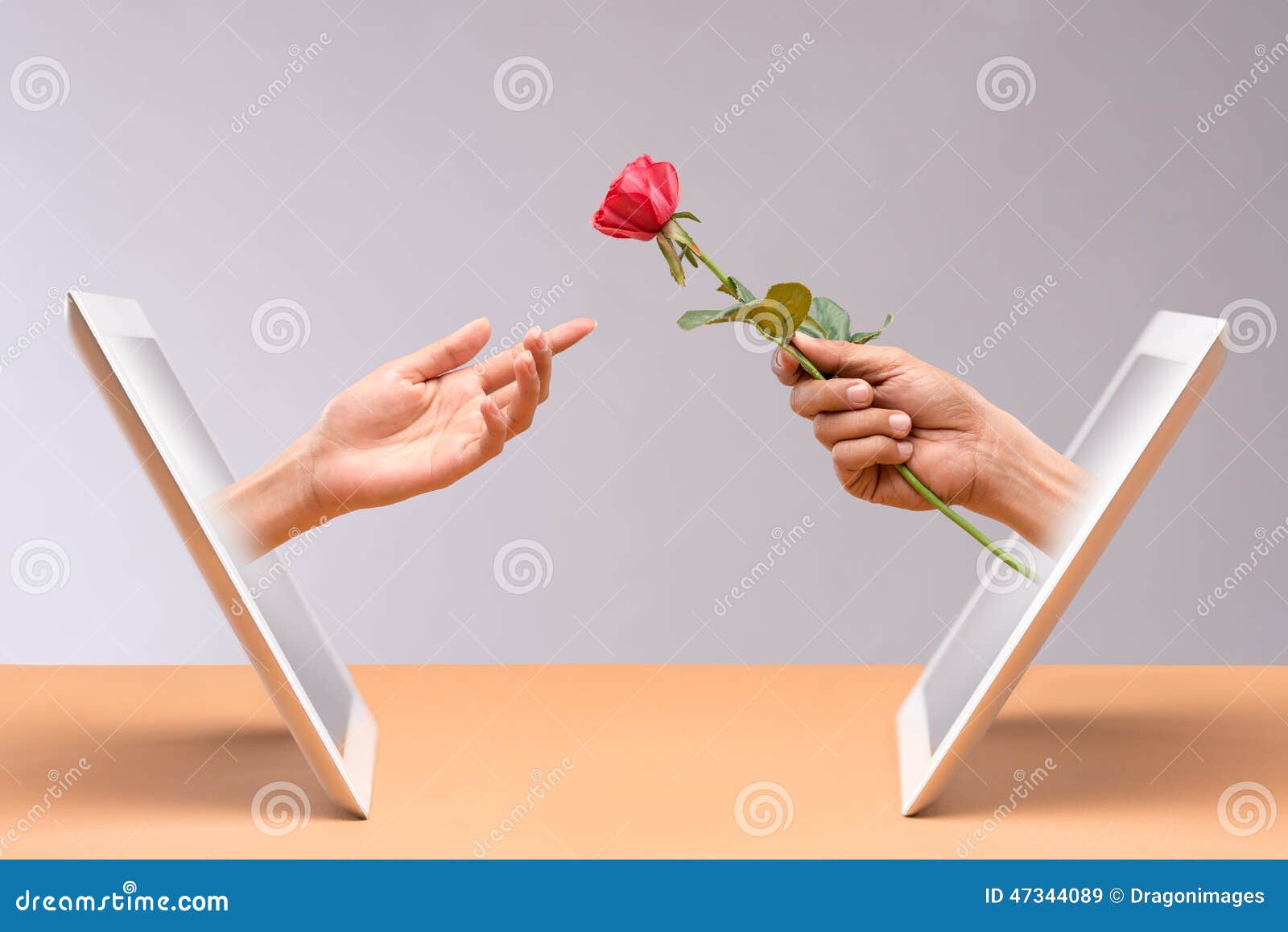 Online relationship stock image. Image of application - 47344089