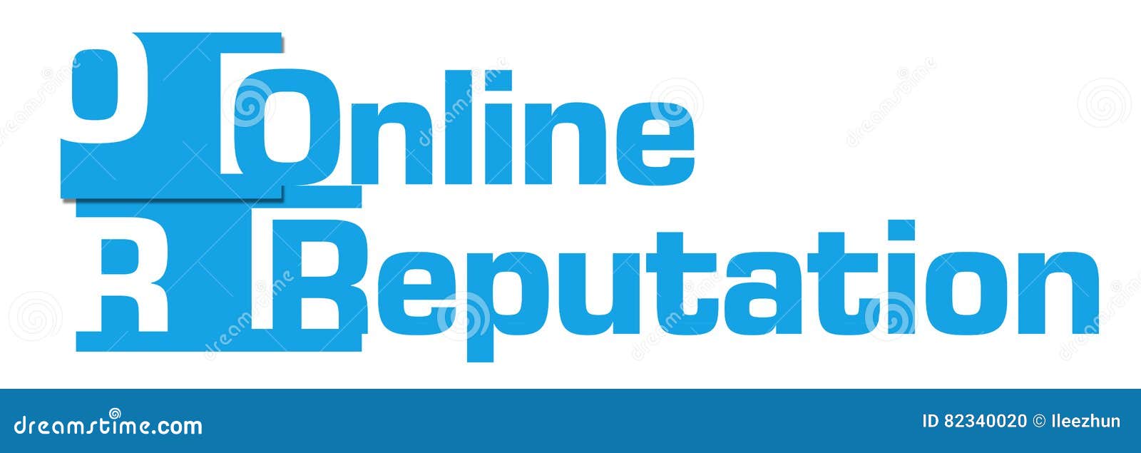 Online Reputation Blue Abstract Stripes Stock Illustration ...