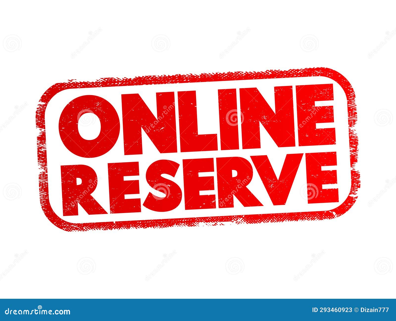 Online Reserve Text Stamp, Concept Background Stock Illustration ...