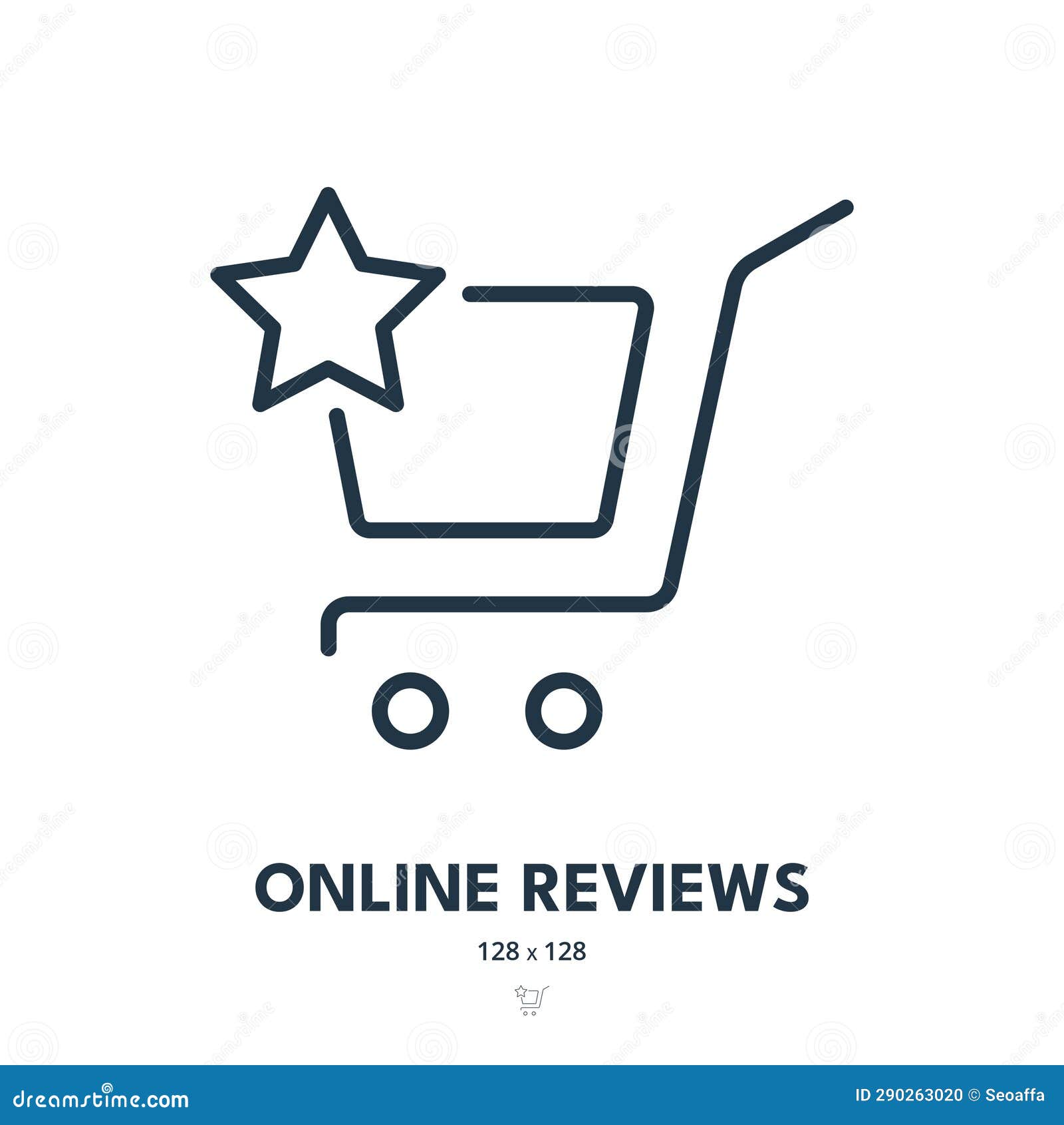 Online Reviews Icon. Rating, Evaluation, Feedback. Editable Stroke ...