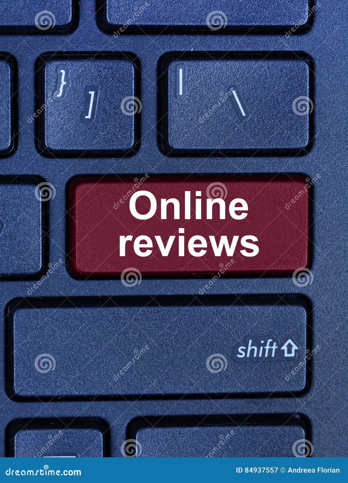 Online Reviews Words on Computer Keyboard Stock Image - Image of ...