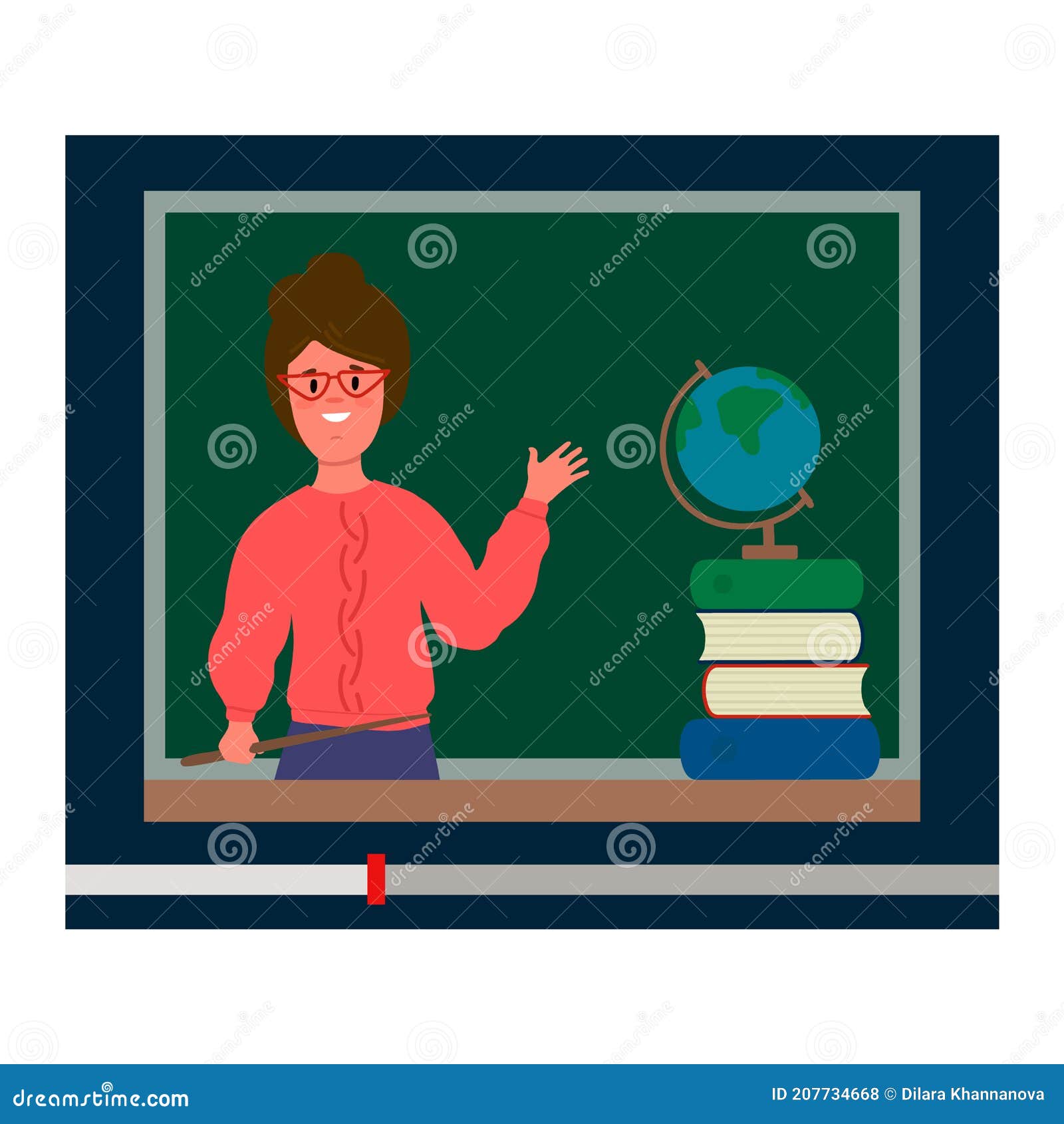 Online School Video Lesson. Record Training with a Teacher. Teaching ...