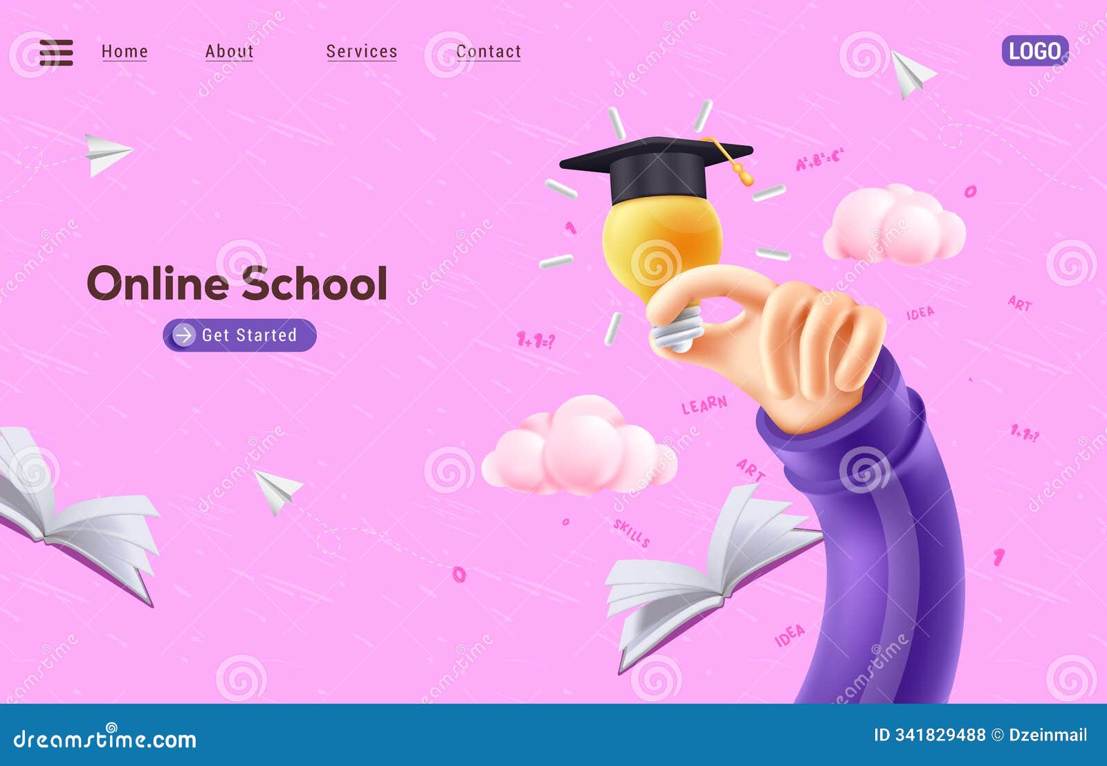 Layout, E-learning Template, User Interface, UI, UX, Assessment ...