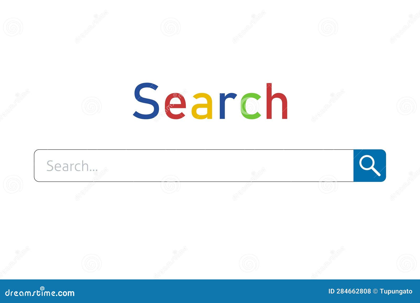 Online search website stock vector. Illustration of website - 284662808