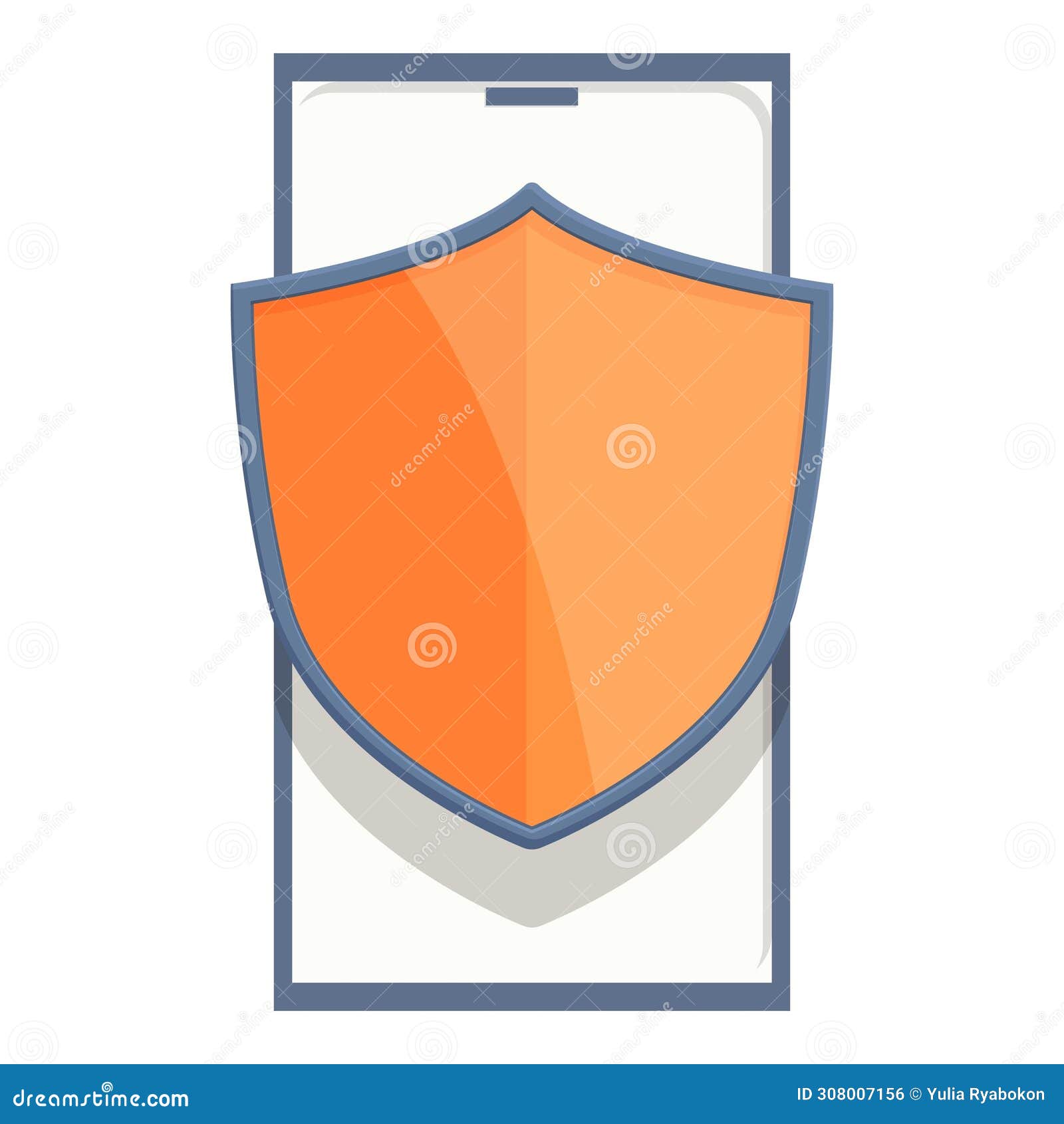 Online Secured Shield Icon Cartoon Vector. Computer Access Stock Vector ...
