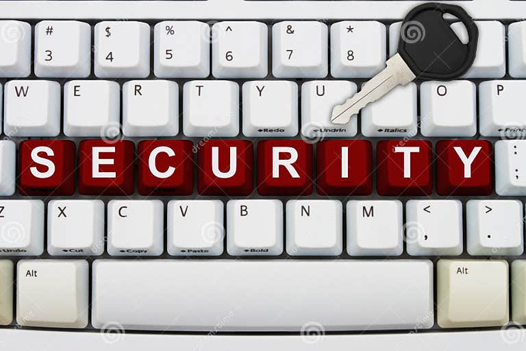Online Security stock photo. Image of fraud, keyboard - 31584718