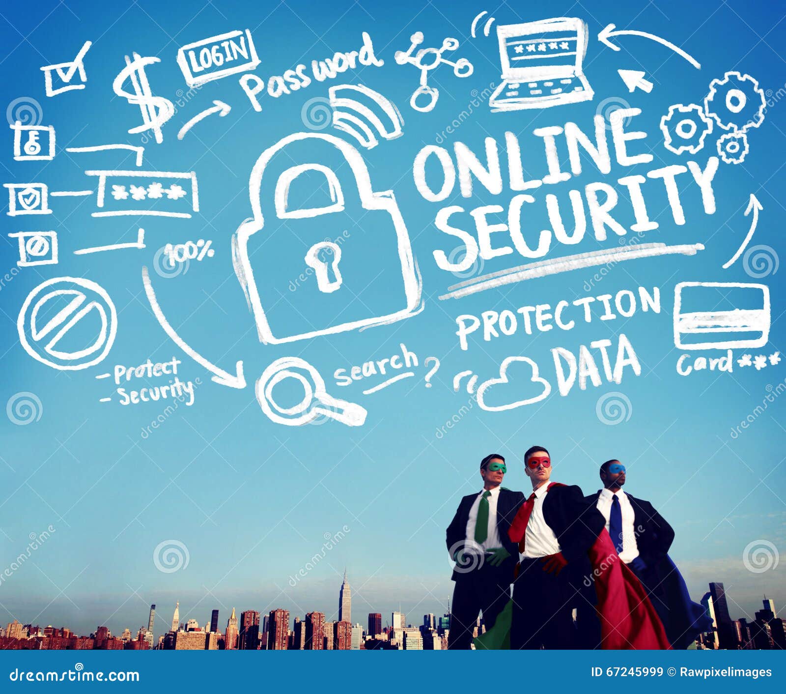 Online Security Password Information Protection Privacy Internet Stock ...