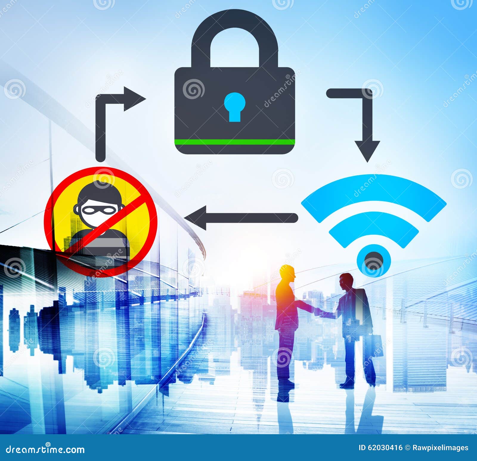 Online Security Protection Networking Privacy Concept Stock Photo ...