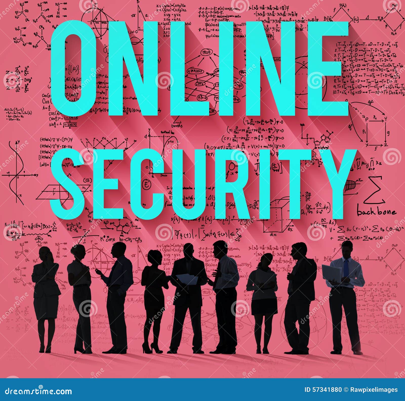 Online Security Protection Privacy Data Concept Stock Illustration ...