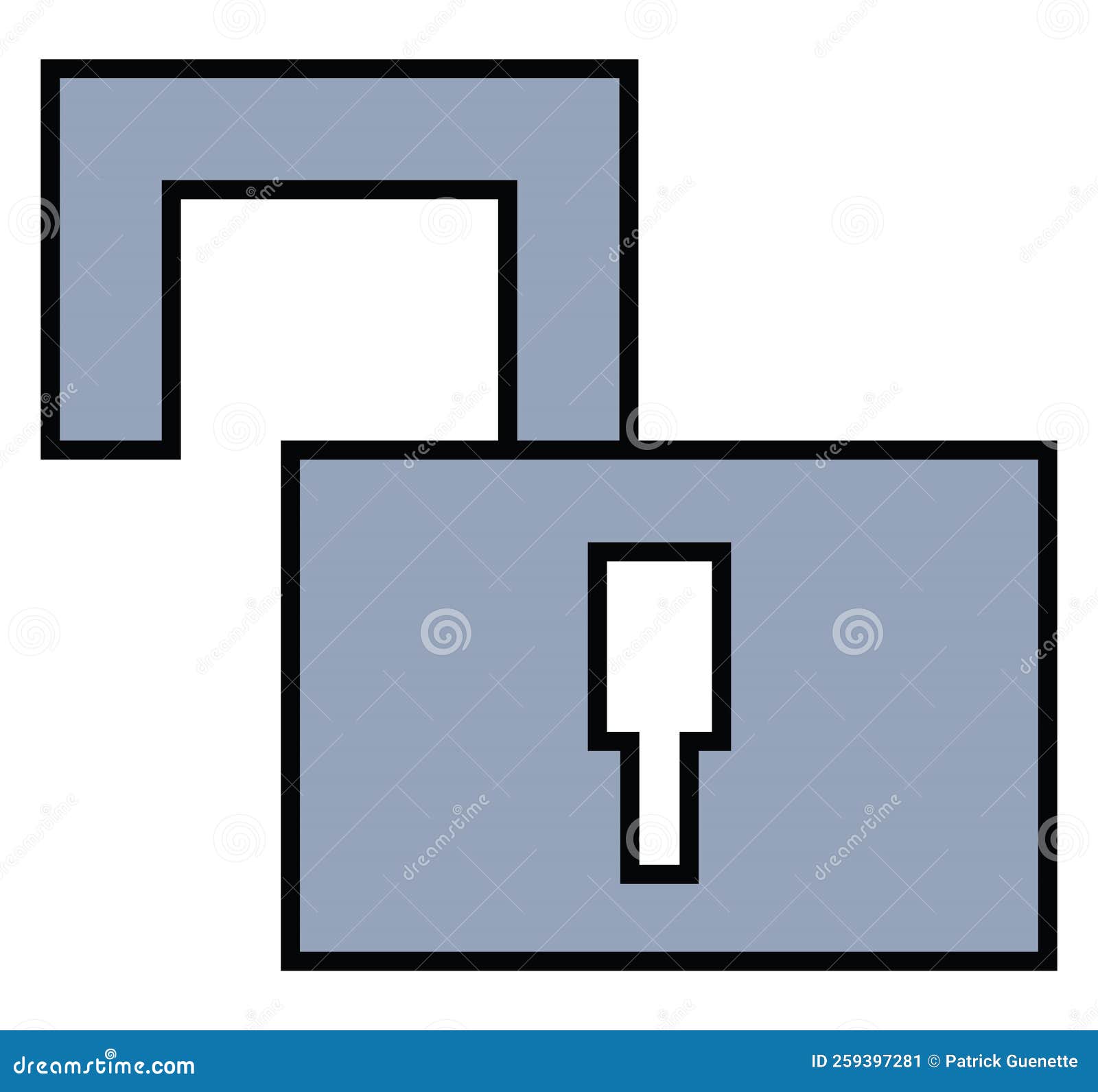 Online Security Safe Access, Icon Stock Vector - Illustration of lock ...