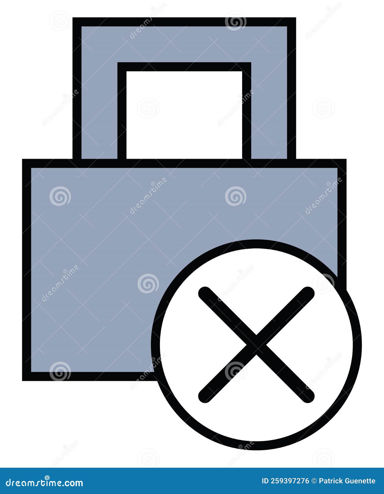 Online Security Wrong Password, Icon Stock Vector - Illustration of ...
