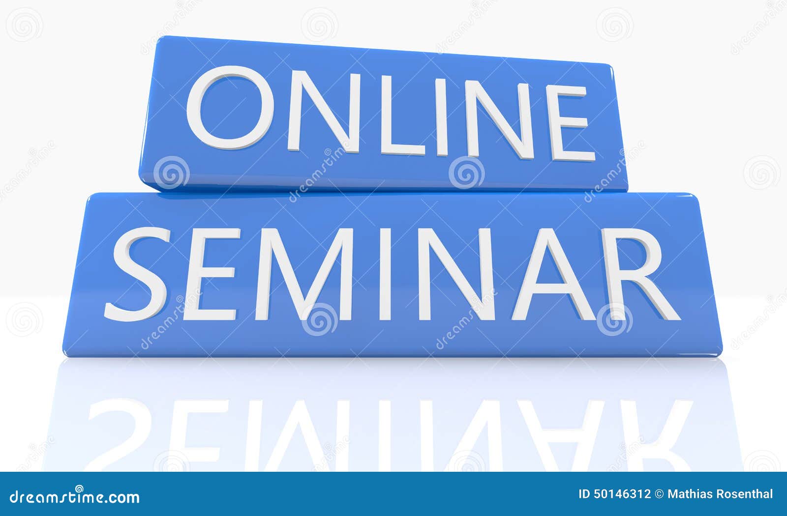 Online Seminar stock illustration. Illustration of lecture - 50146312