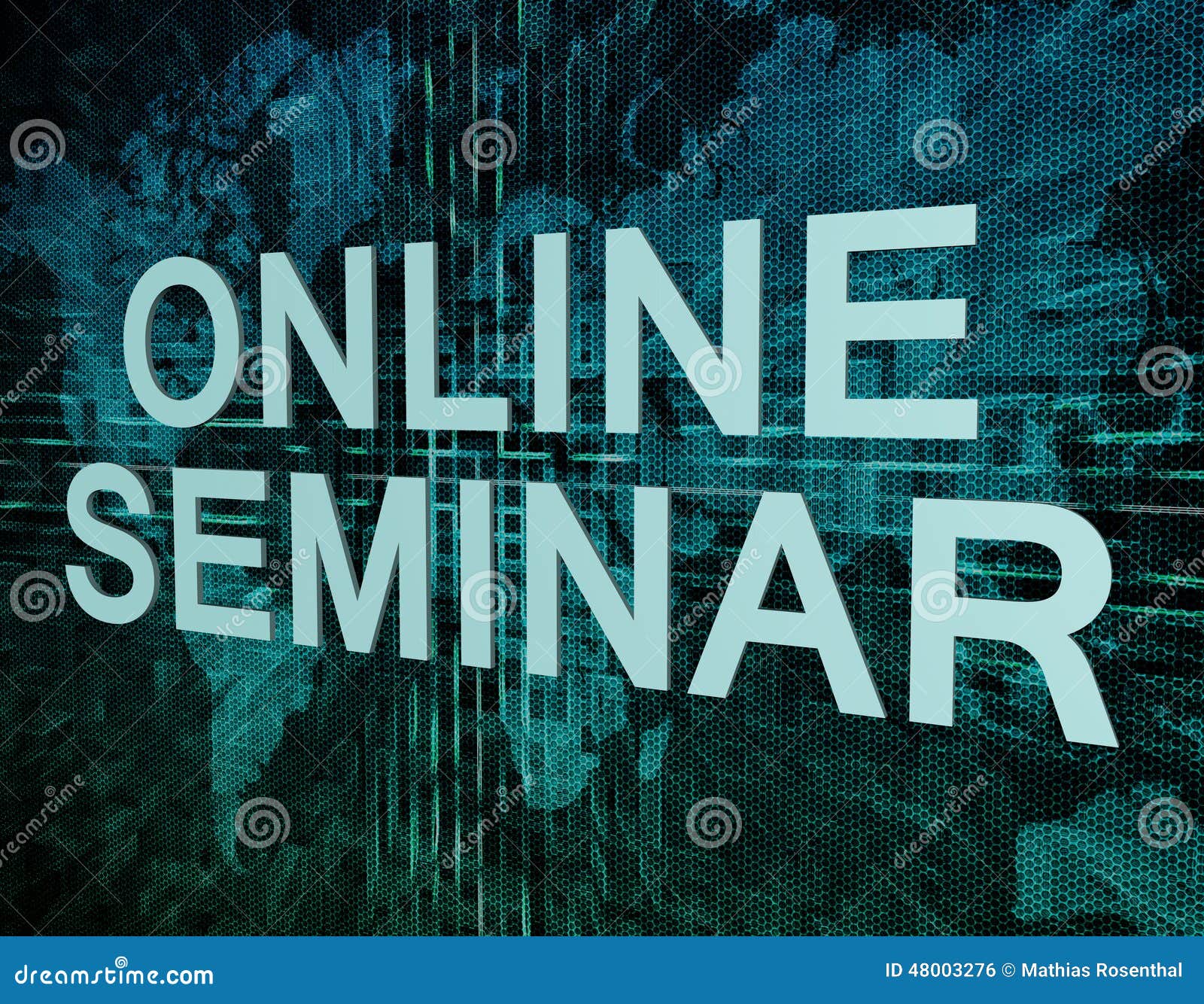 Online Seminar Icons Thin Line Art Set Cartoon Vector | CartoonDealer ...