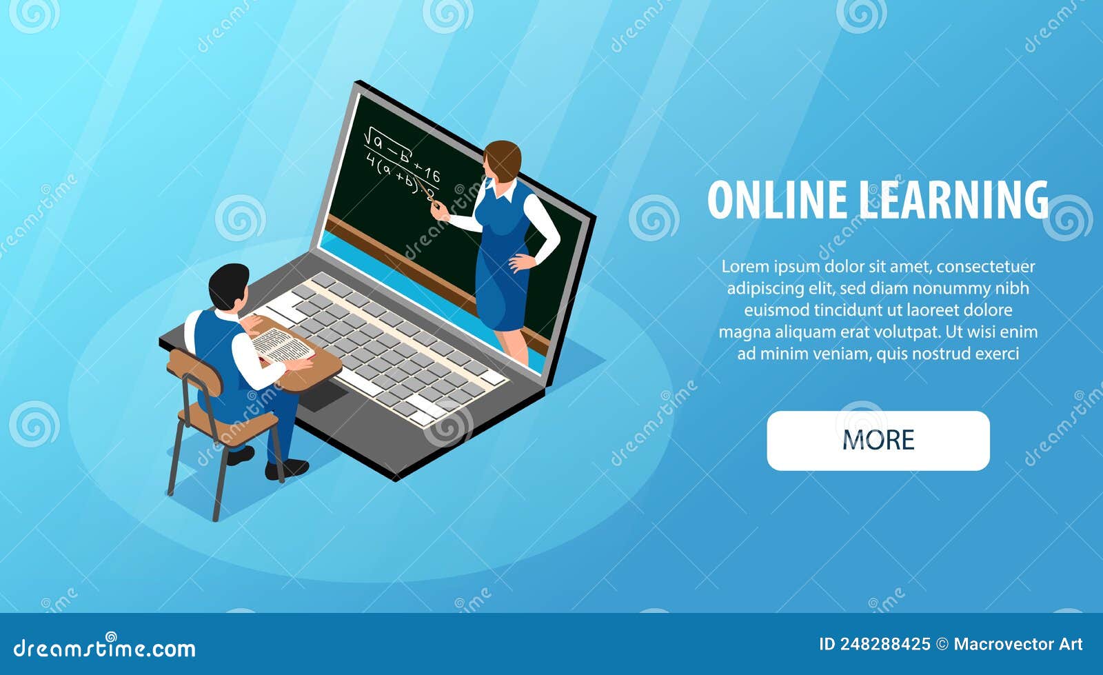 Online Service Horizontal Banner Stock Vector - Illustration of quality ...