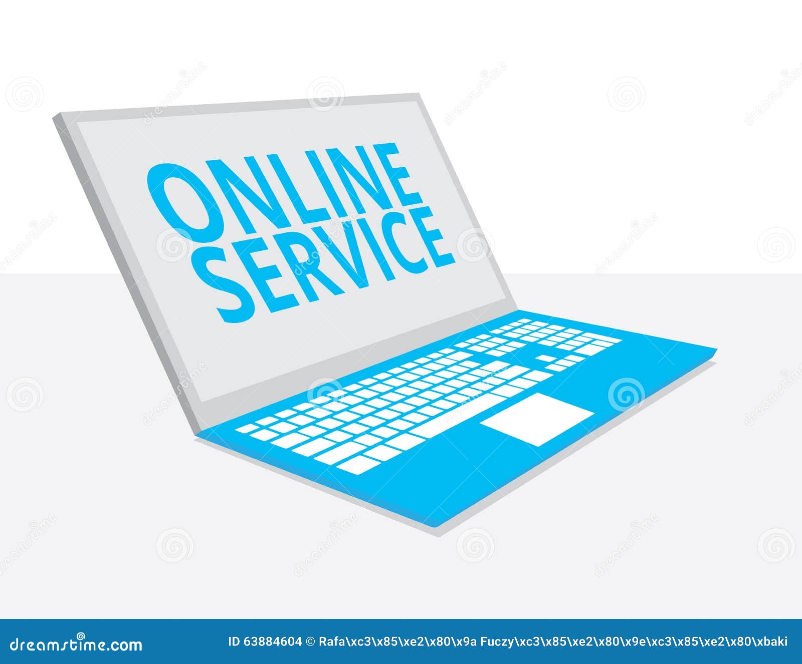 Online service stock vector. Illustration of innovation - 63884604