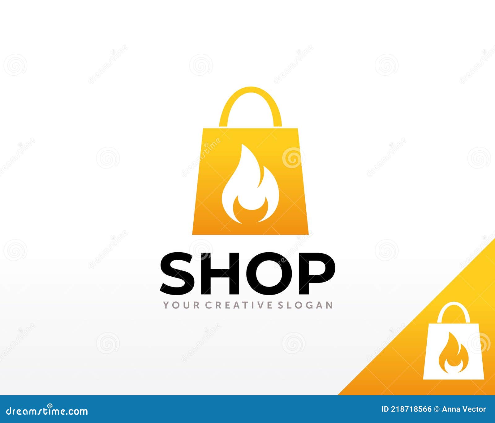 Online Shop Logo. Good Shop Logo Design Vector Stock Illustration ...