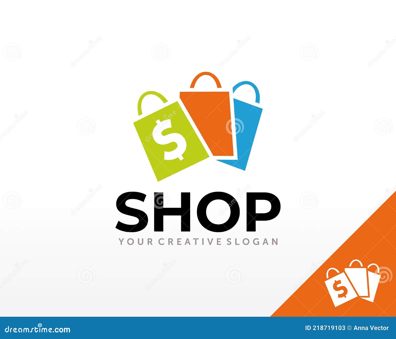 Online Shop Logo. Good Shop Logo Design Vector Stock Vector ...
