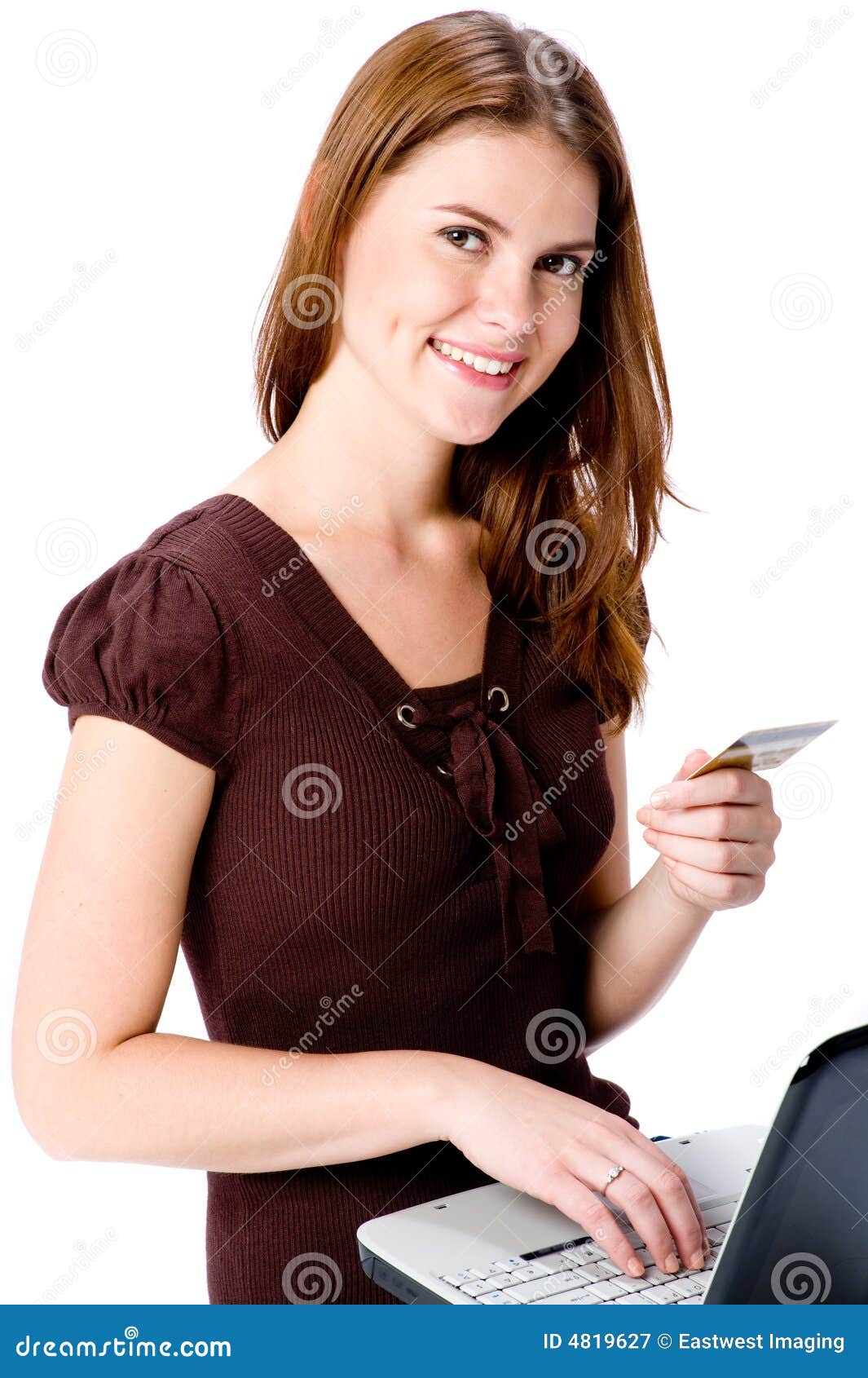 Online Shopping stock image. Image of payment, model, female - 4819627
