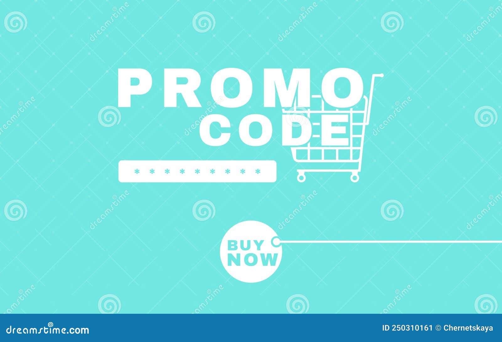 Online Shopping App with Activated Promo Code, Illustration Stock ...