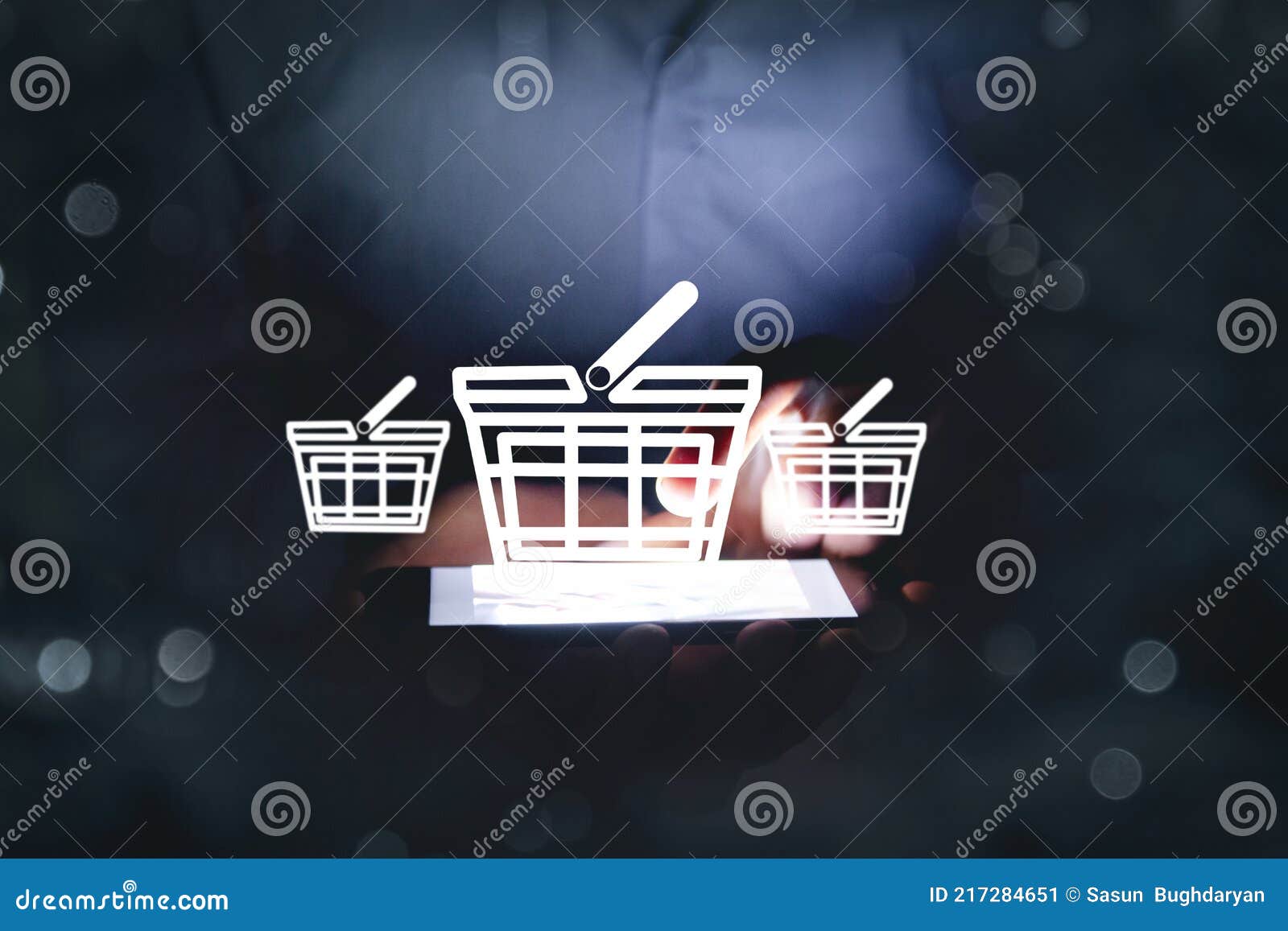 Online Shopping Business Icon Application Stock Image - Image of icon ...