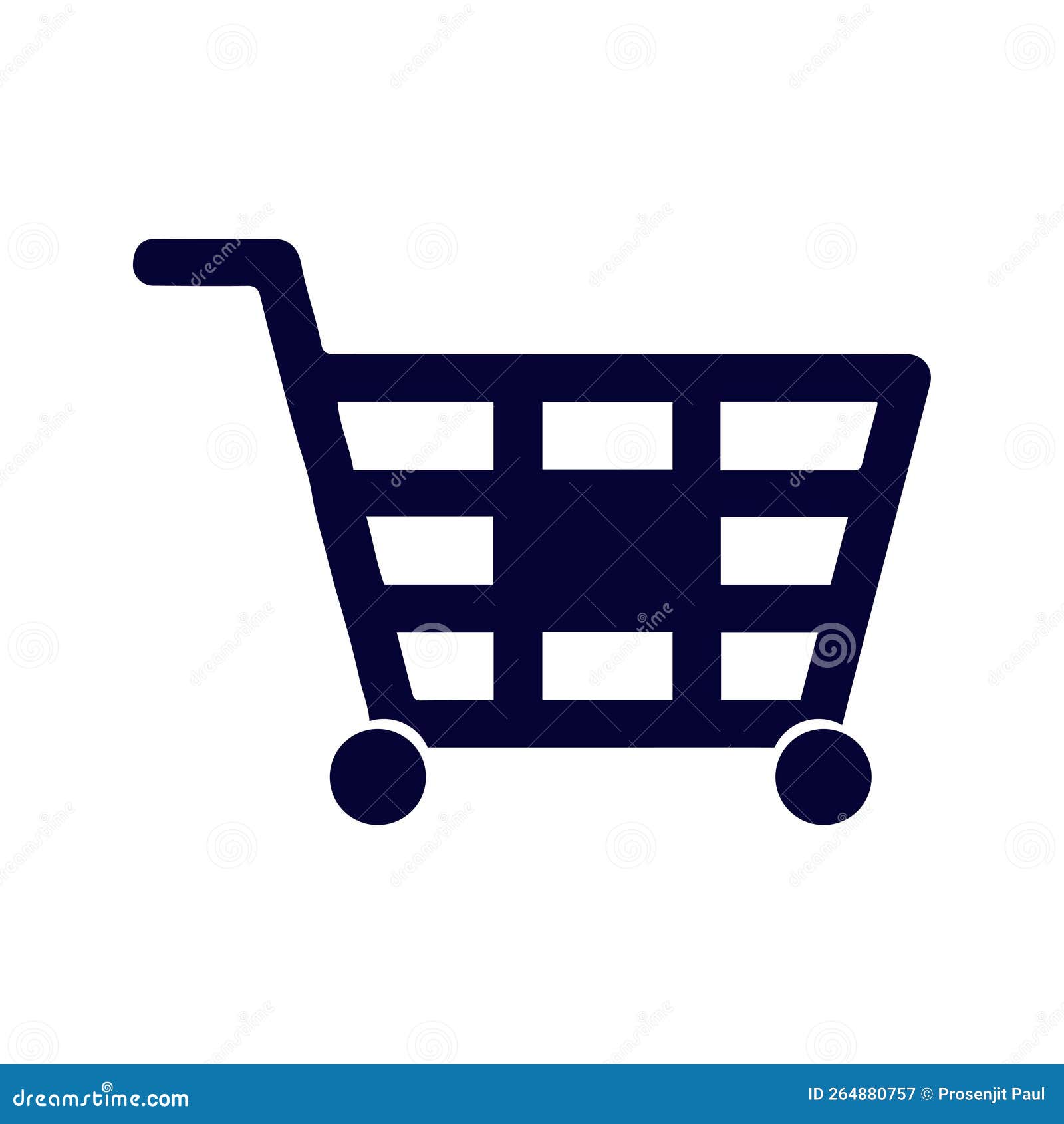 Online shopping cart icon stock vector. Illustration of isolated ...