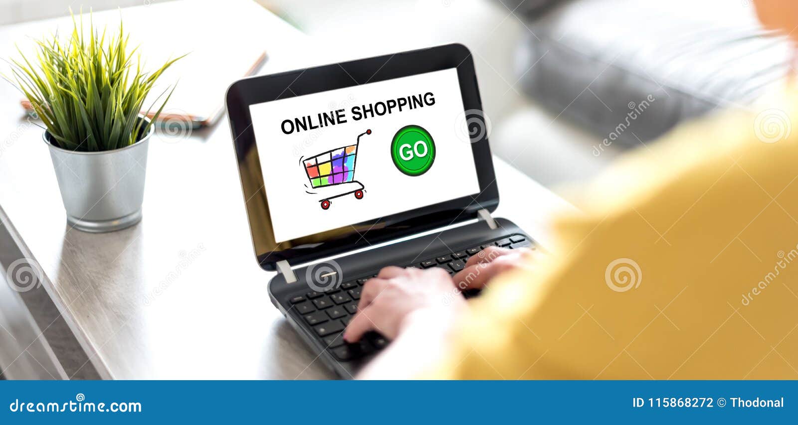 Online Shopping Concept on a Laptop Screen Stock Photo - Image of ... Online Shopping Concept on a Laptop Screen Stock Photo - Image of ...