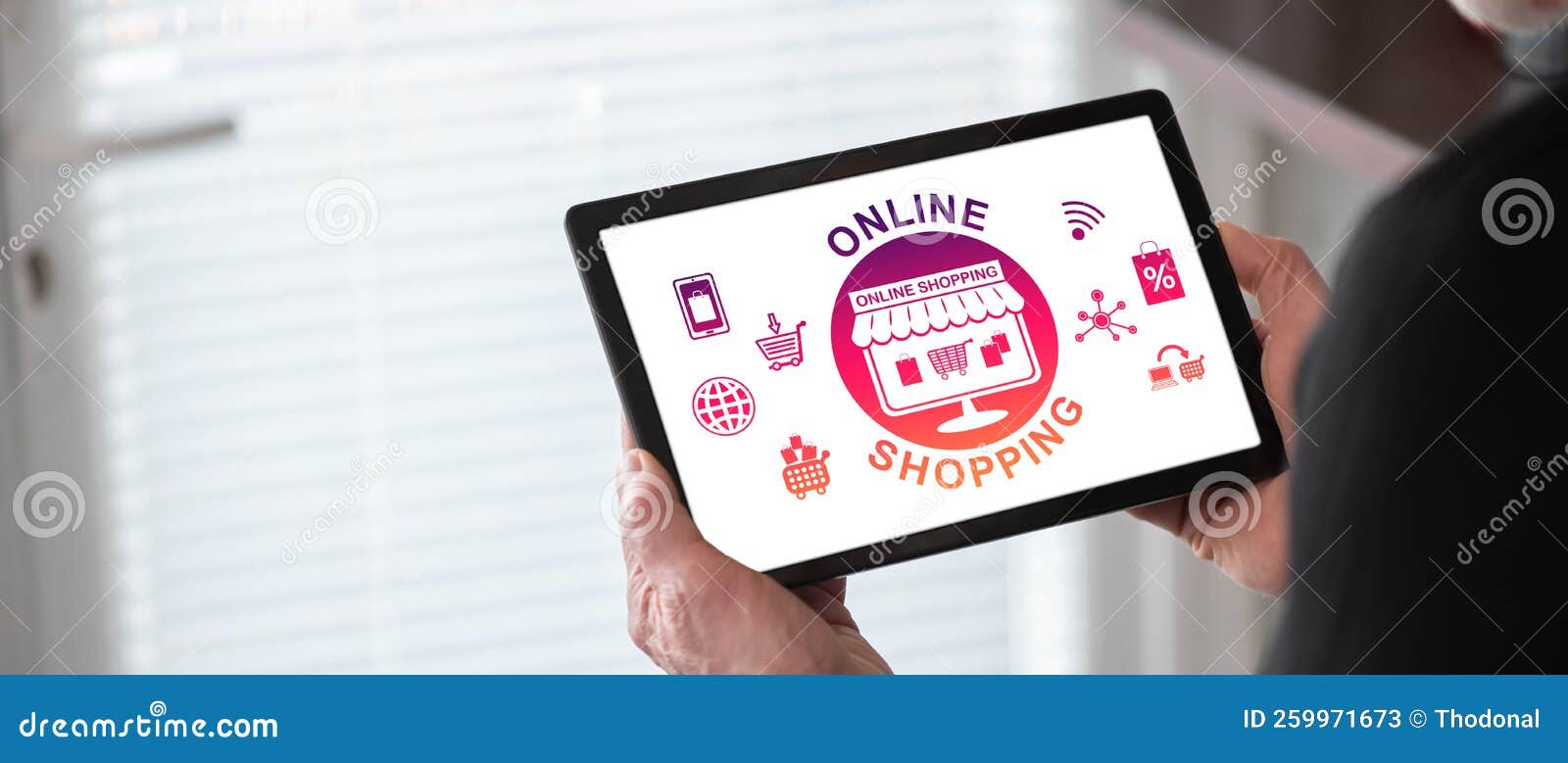 Online Shopping Concept on a Tablet Stock Image - Image of global ... Online Shopping Concept on a Tablet Stock Image - Image of global ...