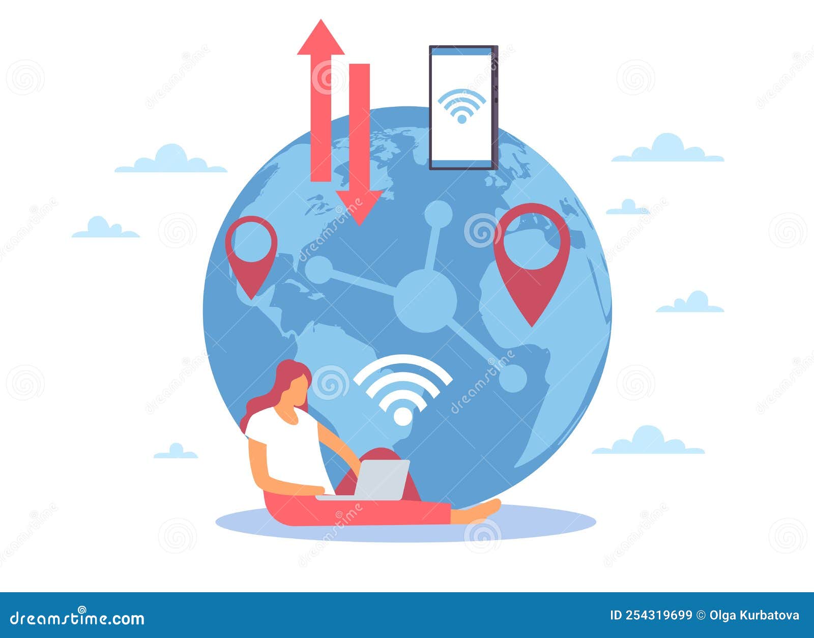 Online Space with Elements of Technology, Devices Using a Web ...