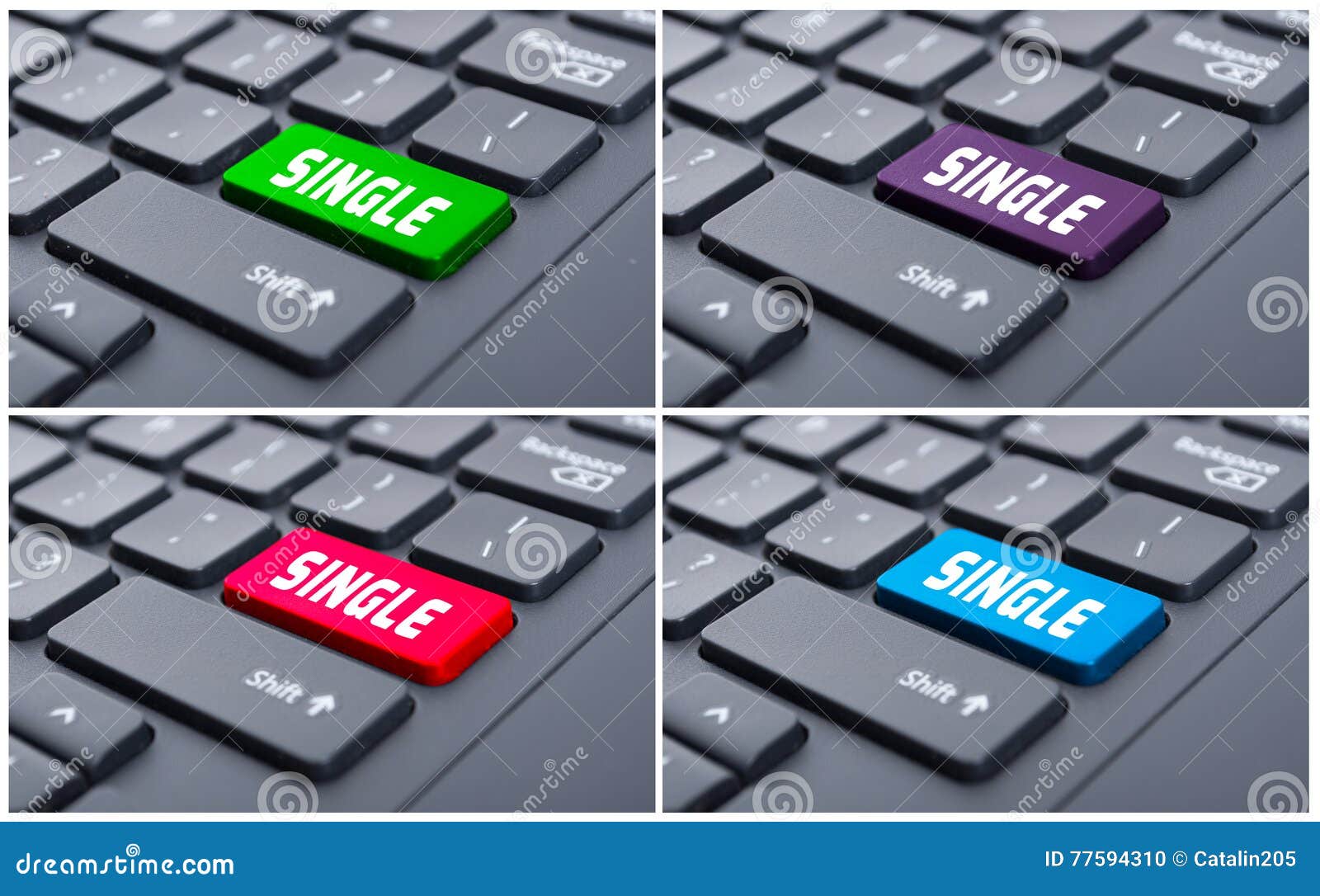 Online Status Concept with Single Button Stock Photo - Image of ...
