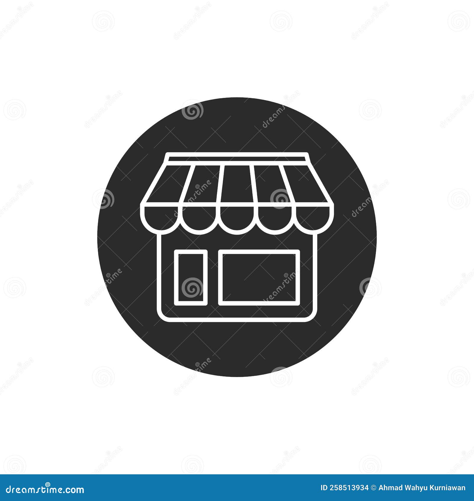 Online Store icon stock vector. Illustration of market - 258513934