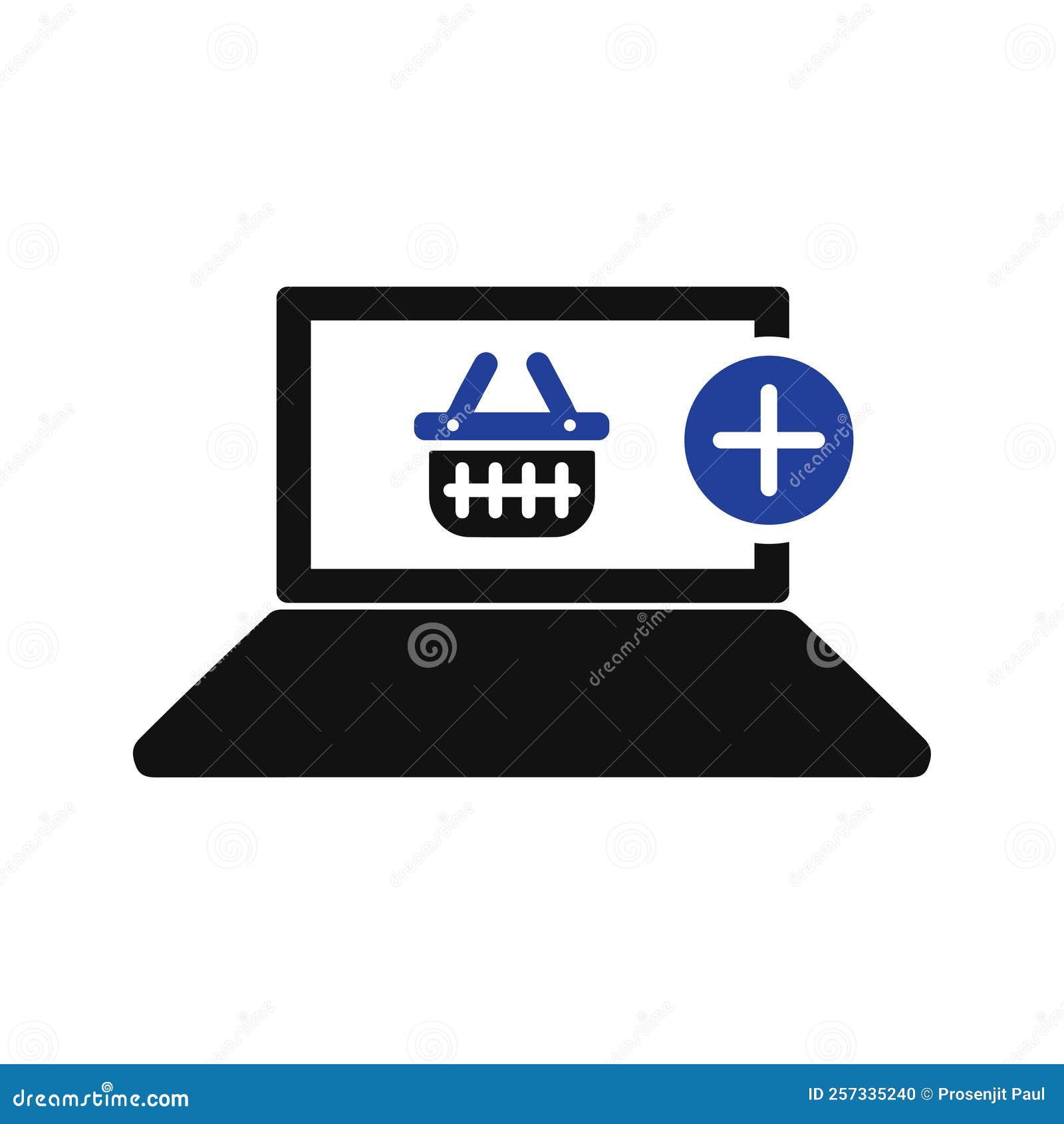 Online Store Shopping Cart Icon Stock Vector - Illustration of modern ...